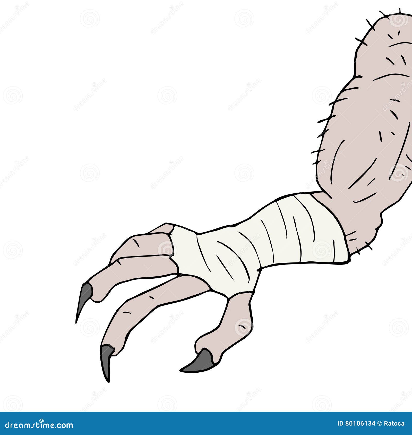 Monster arm stock vector. Illustration of creative, design - 80106134