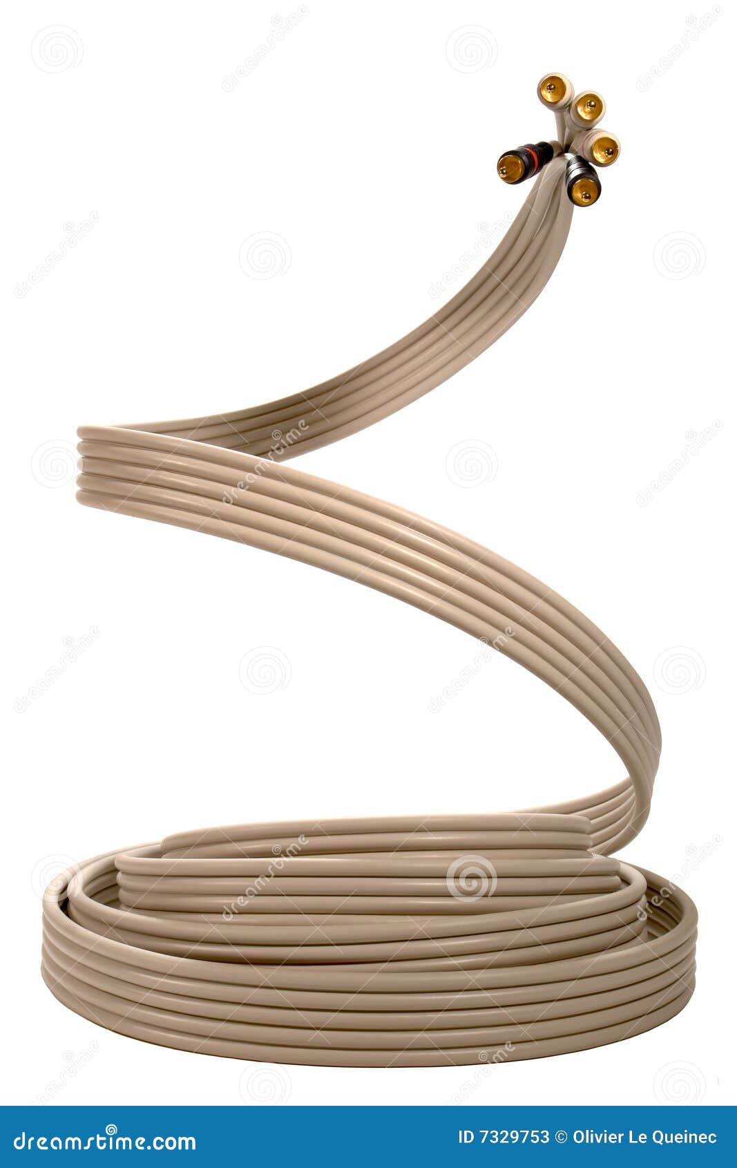 Monster Cable As a Coaxial Video Cable Cobra Snake Stock Image - Image ...