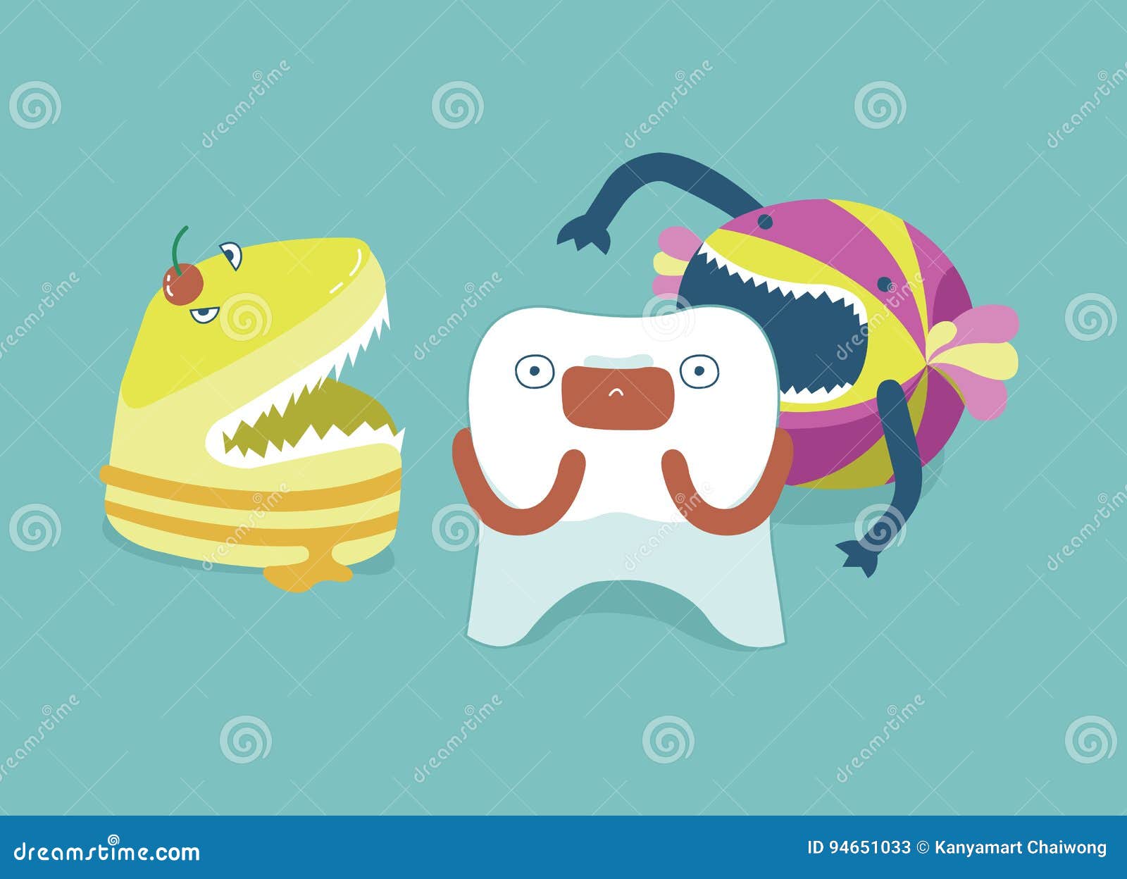 Tooth Teeth Repairing Technicians Logo Design Illustration ...