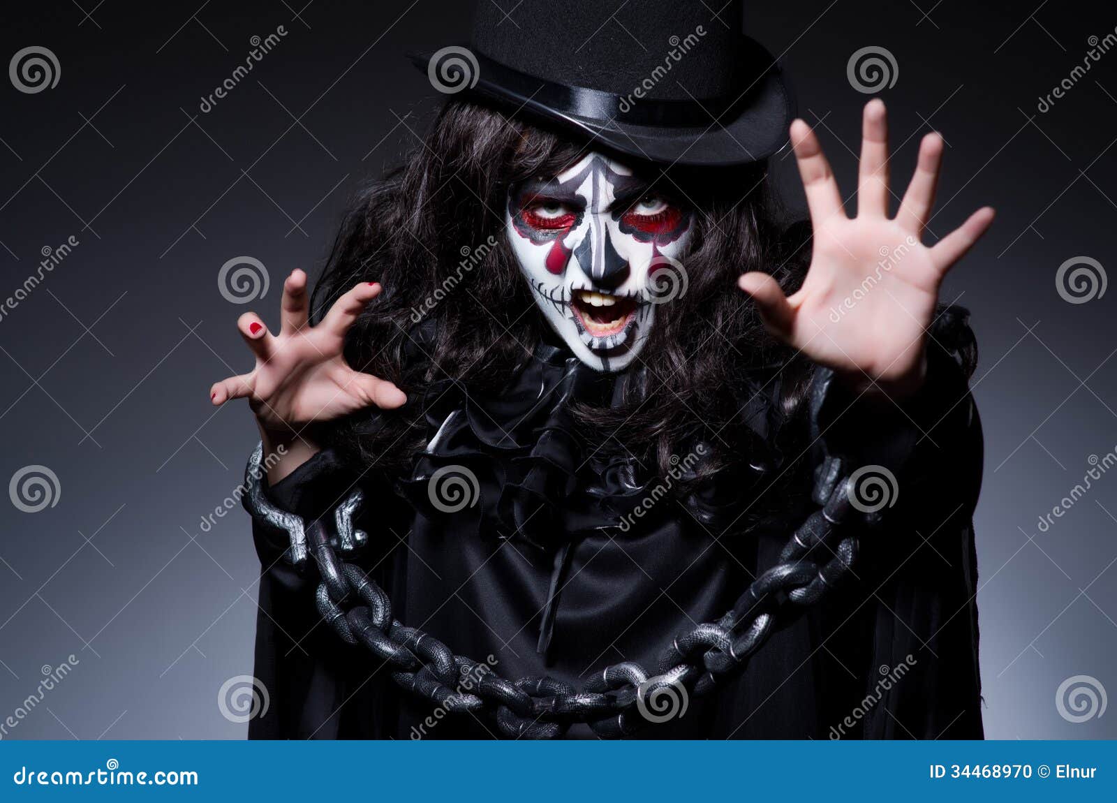 Monster chained stock photo. Image of halloween, bloody - 34468970