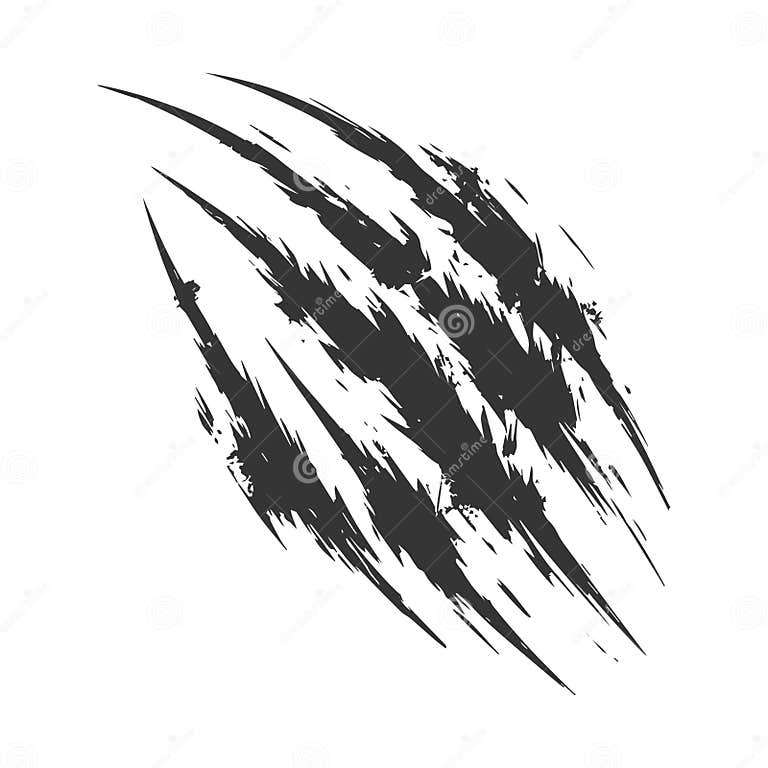 Monster Claw Vector Design Illustration Stock Illustration ...