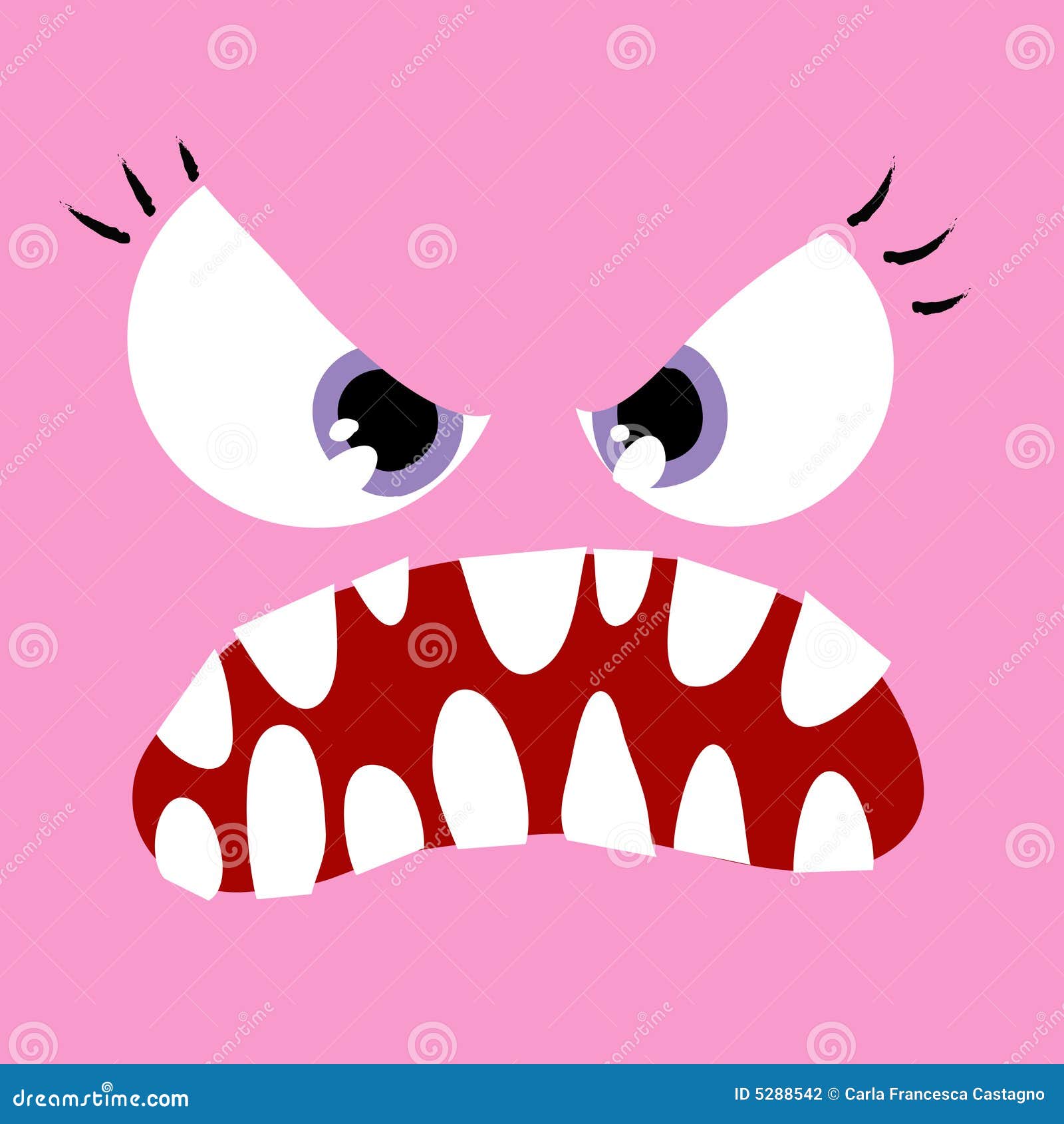 Mean Monster Clipart