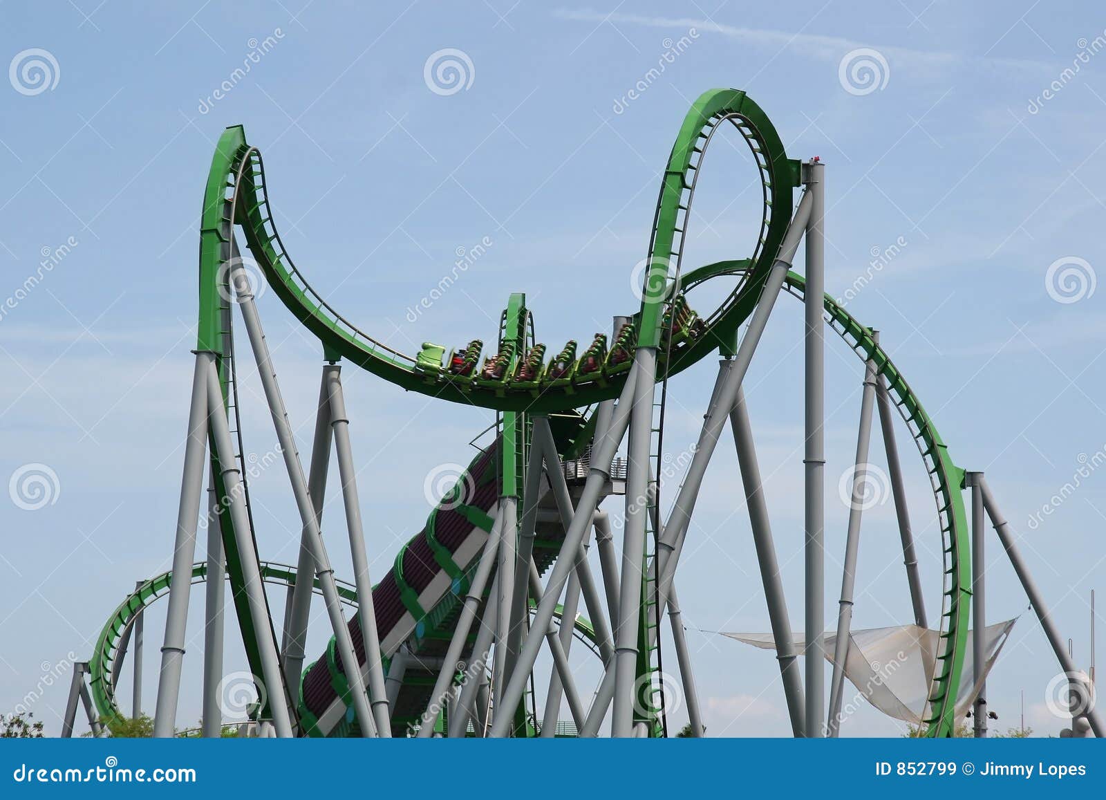 Monster Coaster stock image. Image of park, cork, metal - 852799