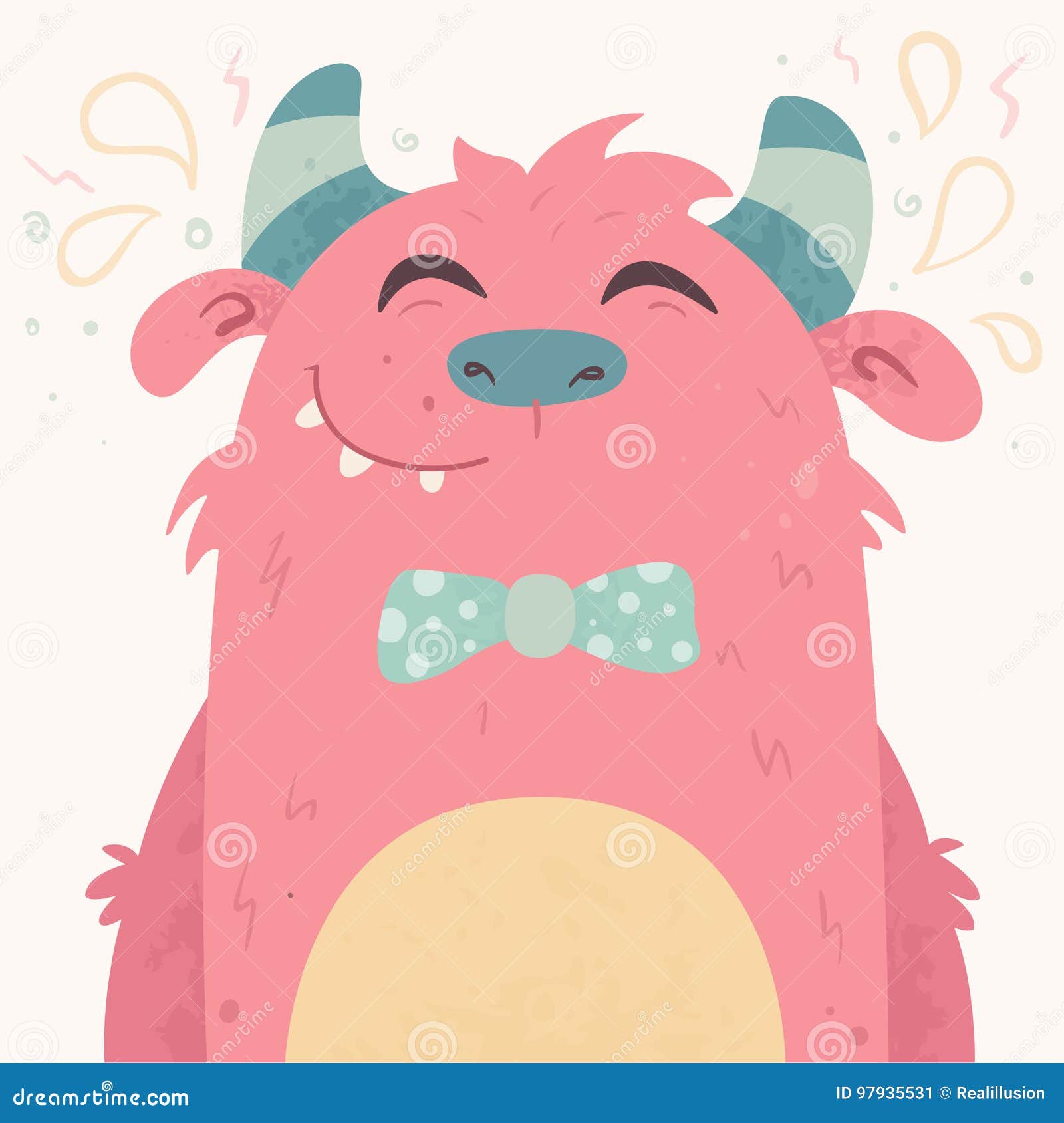 Smoiling Monster Stock Illustrations – 1 Smoiling Monster Stock ...