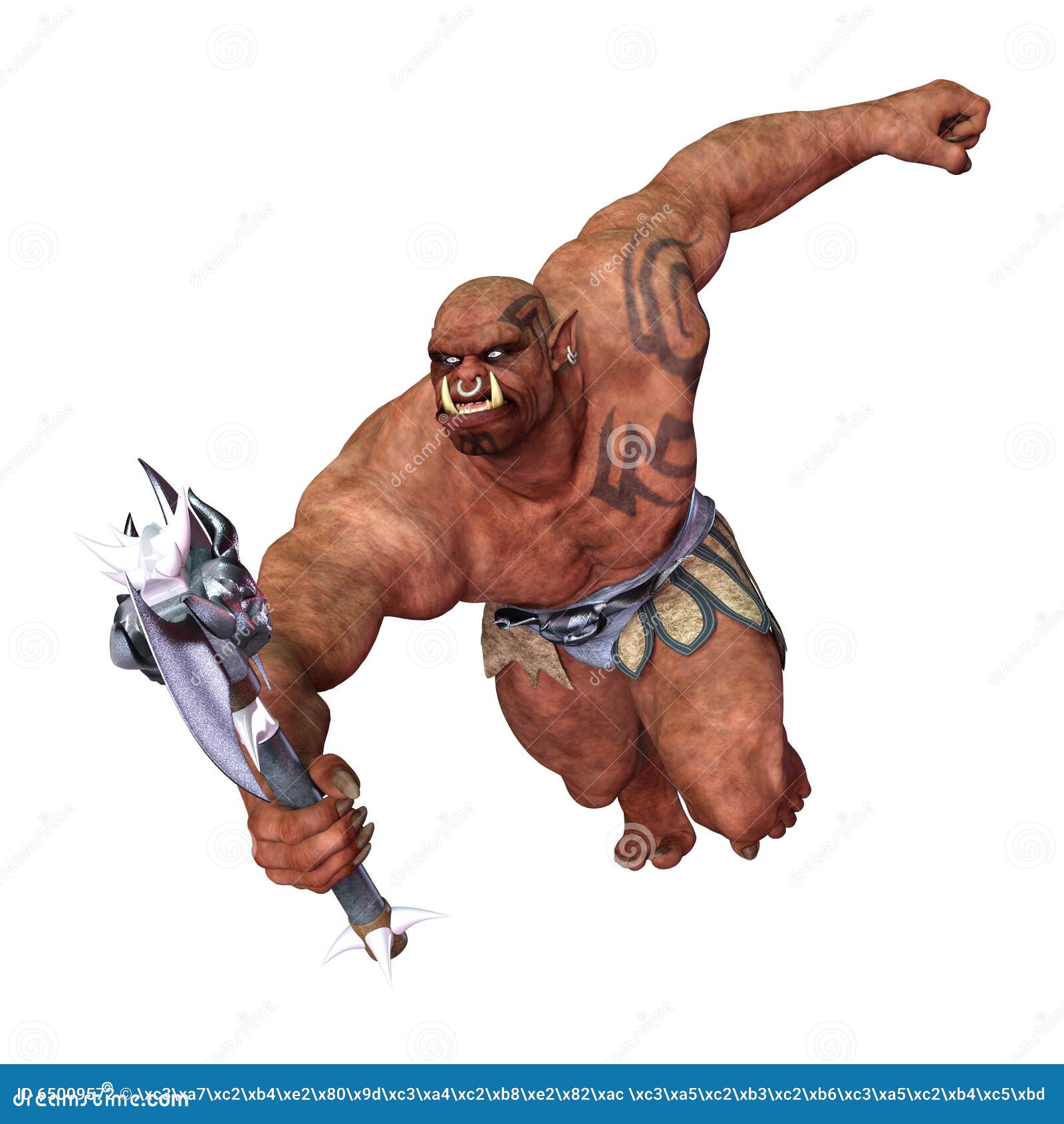 Monster stock illustration. Illustration of pose, body - 65009572