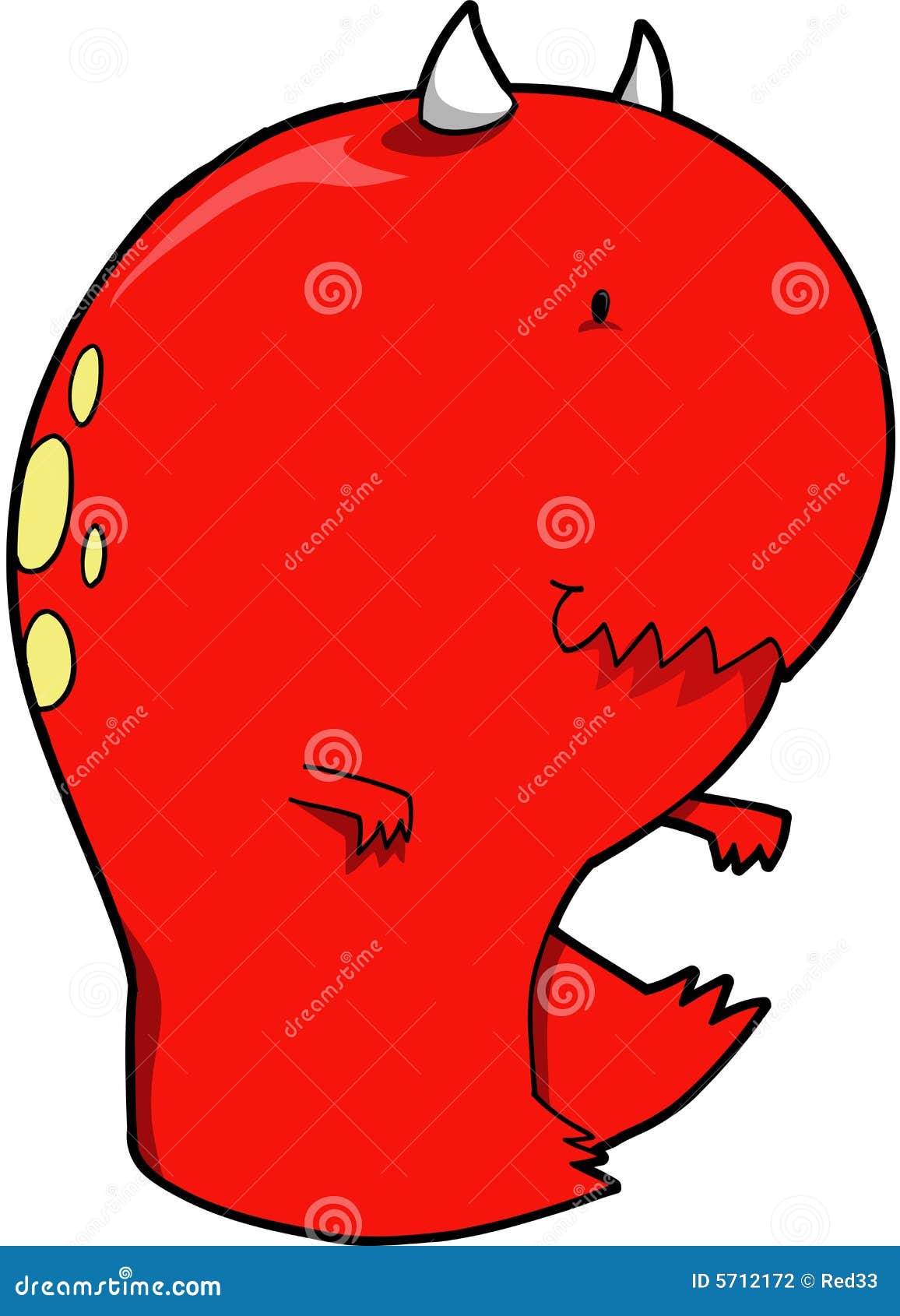 Monster Devil Vector stock vector. Illustration of hell - 5712172