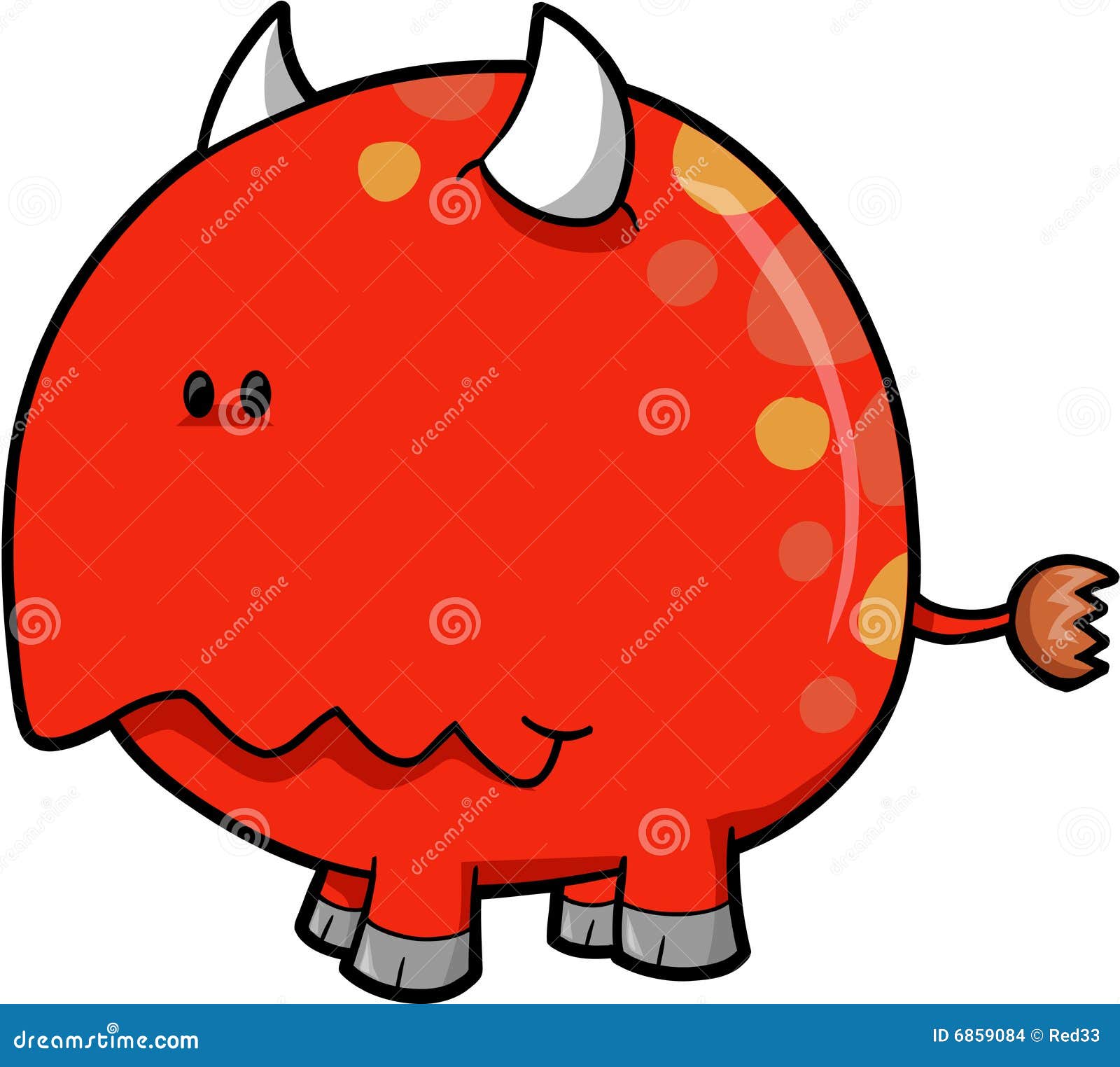 Monster Devil Vector stock vector. Illustration of vector - 6859084