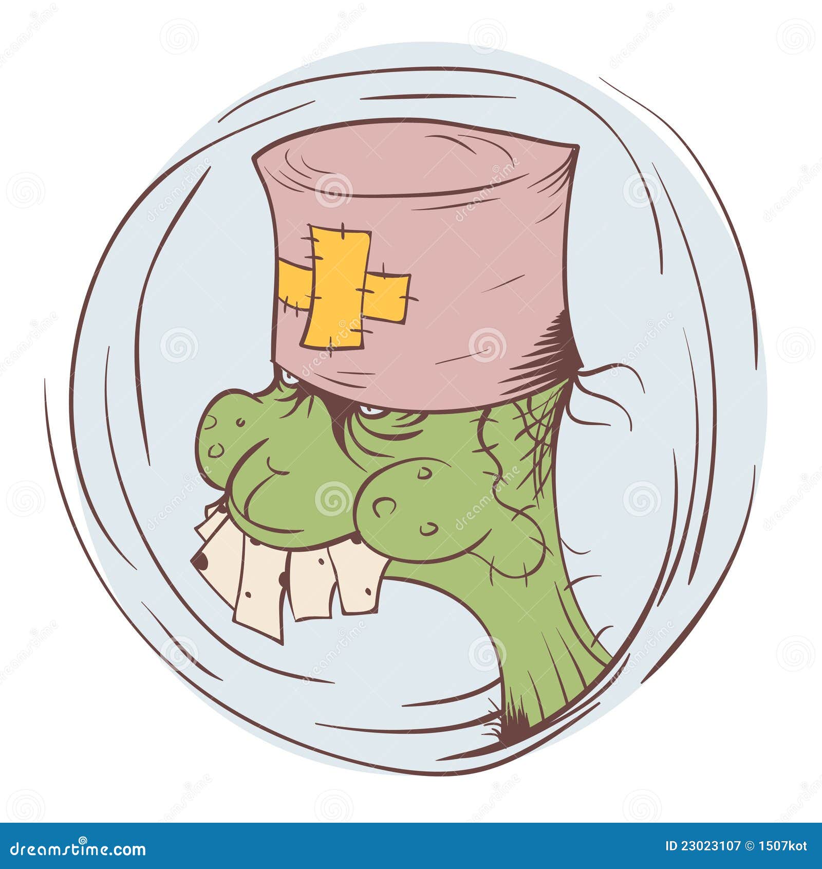 Monster doctor stock vector. Illustration of comic, nature - 23023107