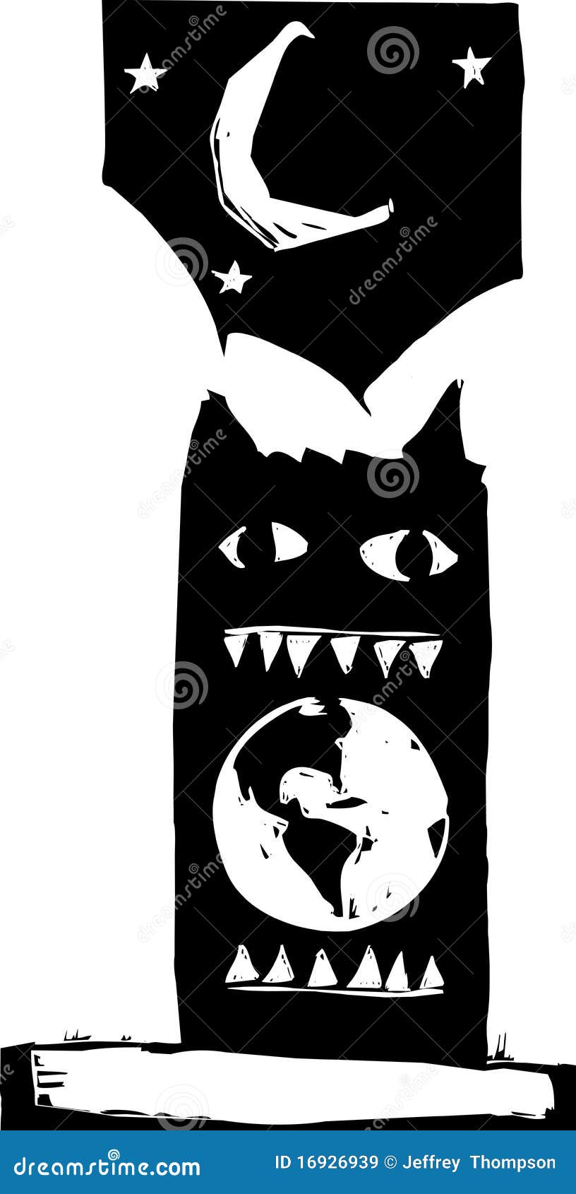 Monster Eating Earth Stock Illustrations – 15 Monster Eating Earth ...