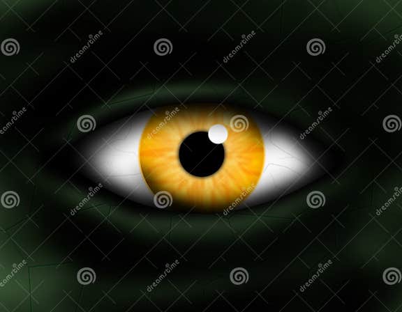 Monster eye stock illustration. Illustration of green - 2319344