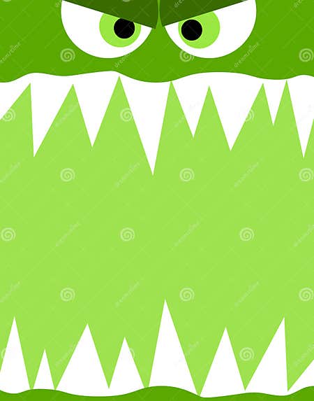 Monster Face Background stock illustration. Illustration of ...