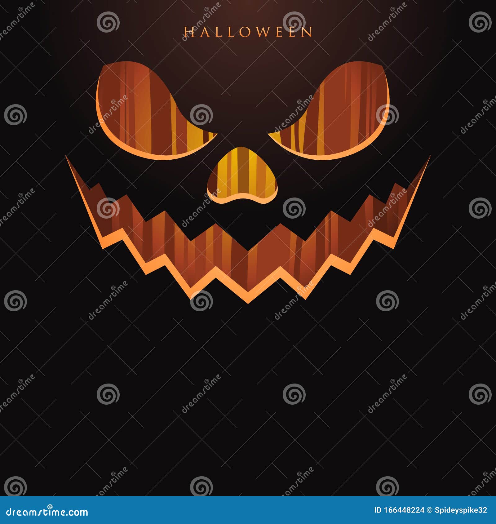 Monster Face Expression : Evil Laugh Stock Illustration - Illustration ...