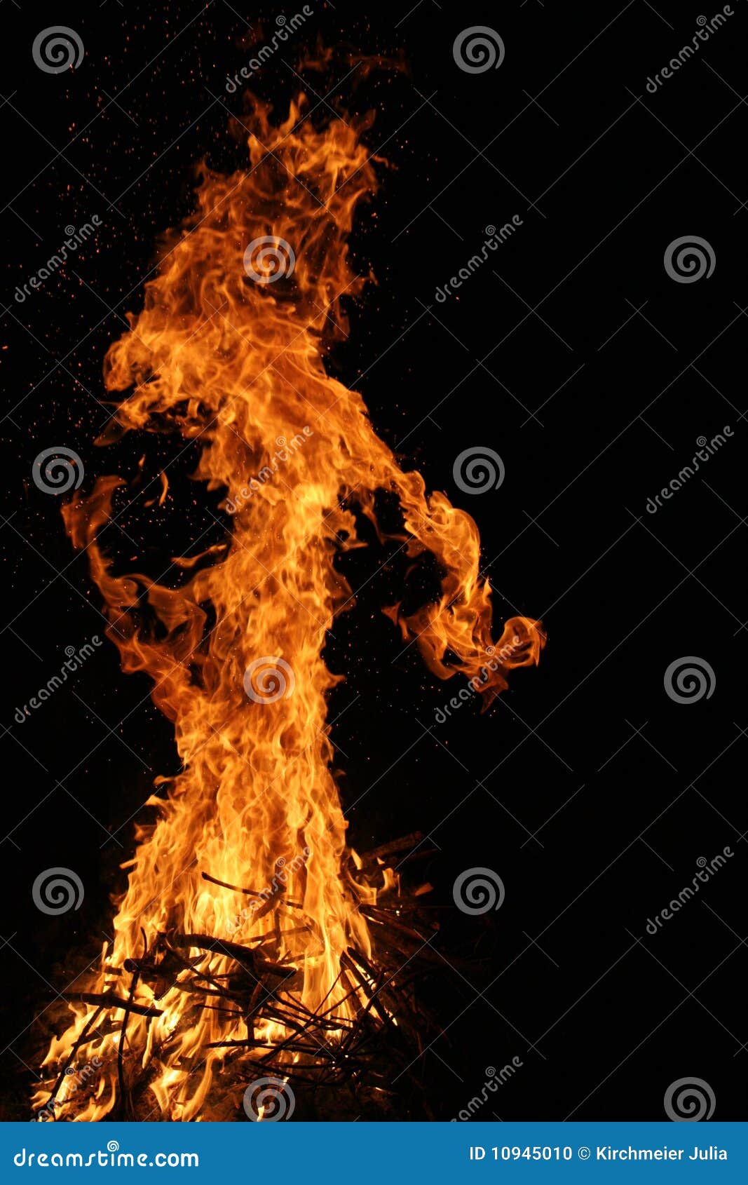 Monster in Fire and flame stock photo. Image of mysticism - 10945010