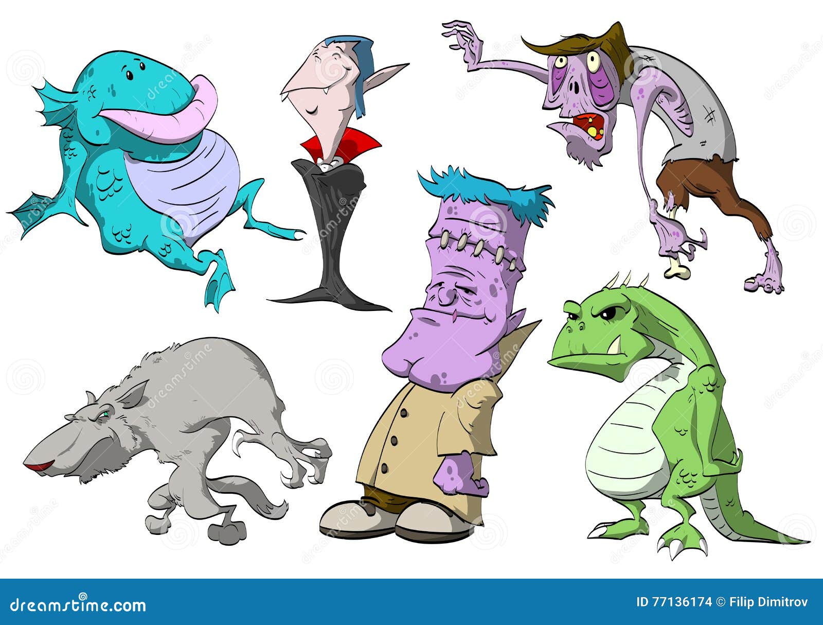 Corpse Fish In Pile Of Junk At Sea Pollution Vector Illustration ...