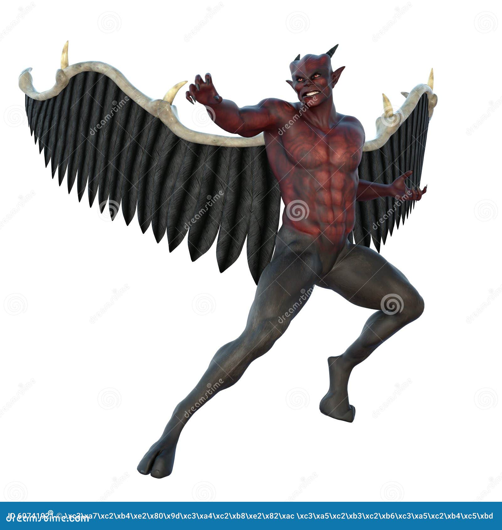 Monster stock illustration. Illustration of devil, fantasy - 60741921