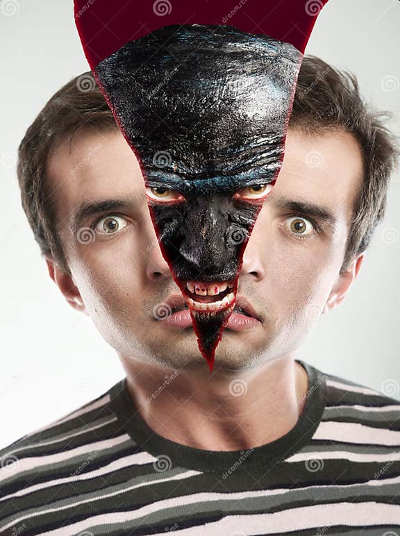 Monster inside stock photo. Image of aggression, concept - 68376772