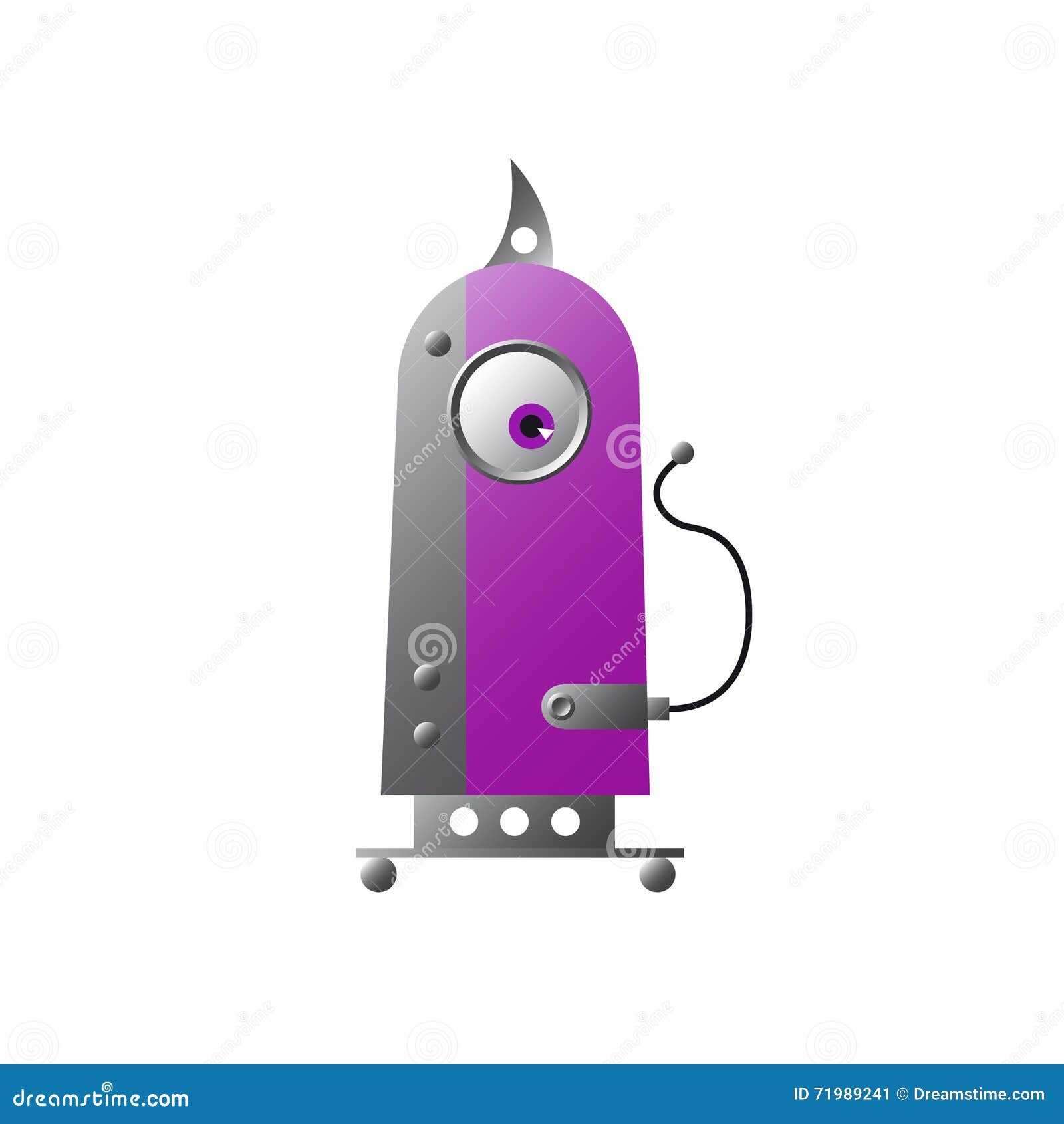 Monster In The Kitchen Cooks Vegetable Food. Generative AI Royalty-Free ...