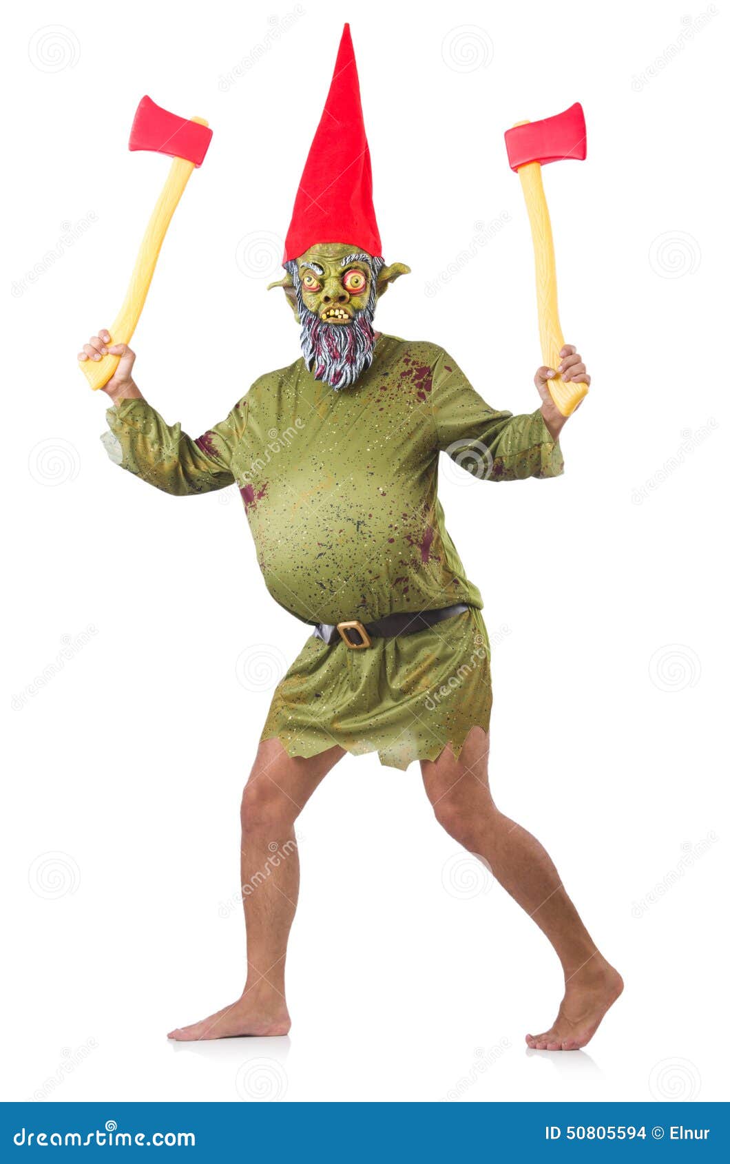 Monster man with axes stock photo. Image of lumberjack - 50805594