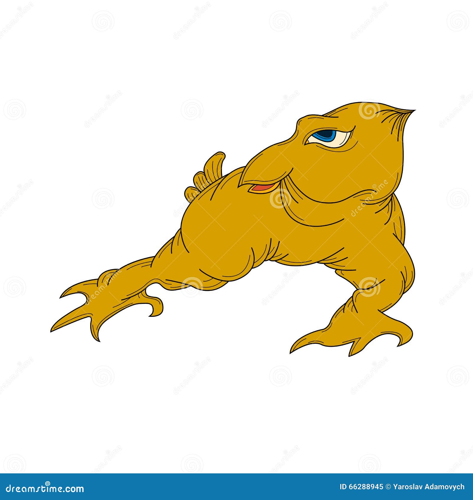 Monster mutant bird stock vector. Illustration of monster - 66288945