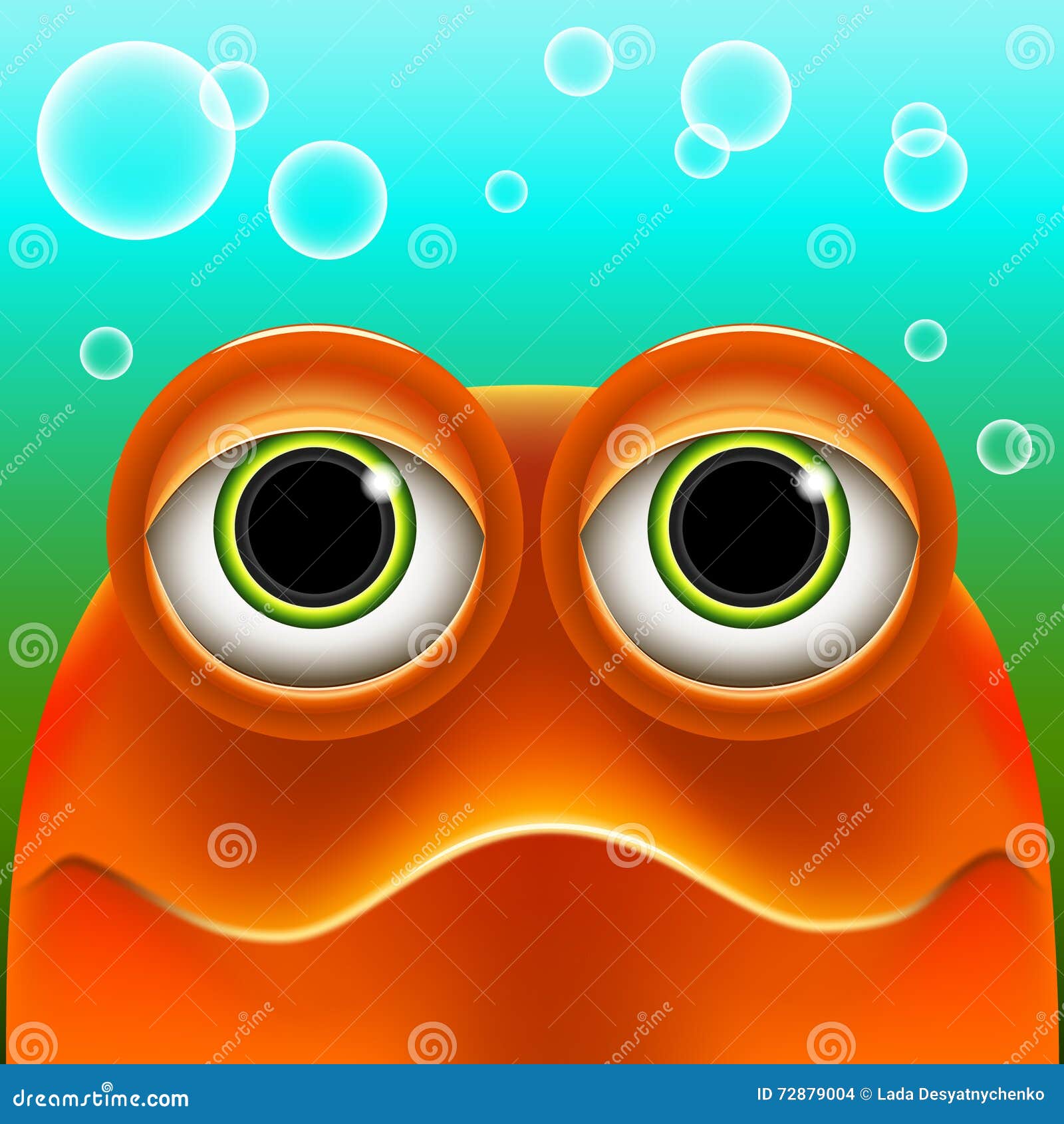 Monster stock vector. Illustration of creature, amusing - 72879004