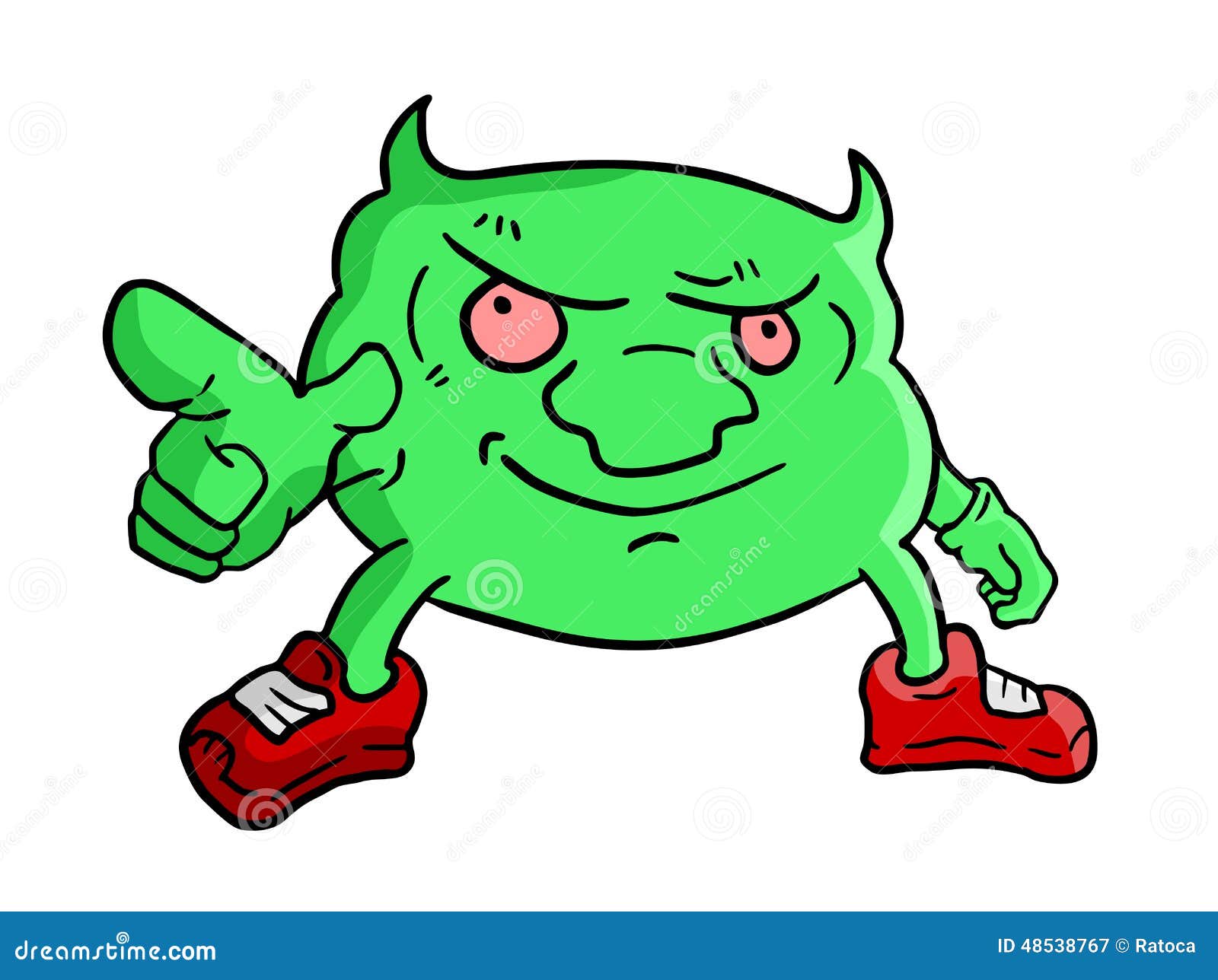 Monster pointingq stock vector. Illustration of creative - 48538767