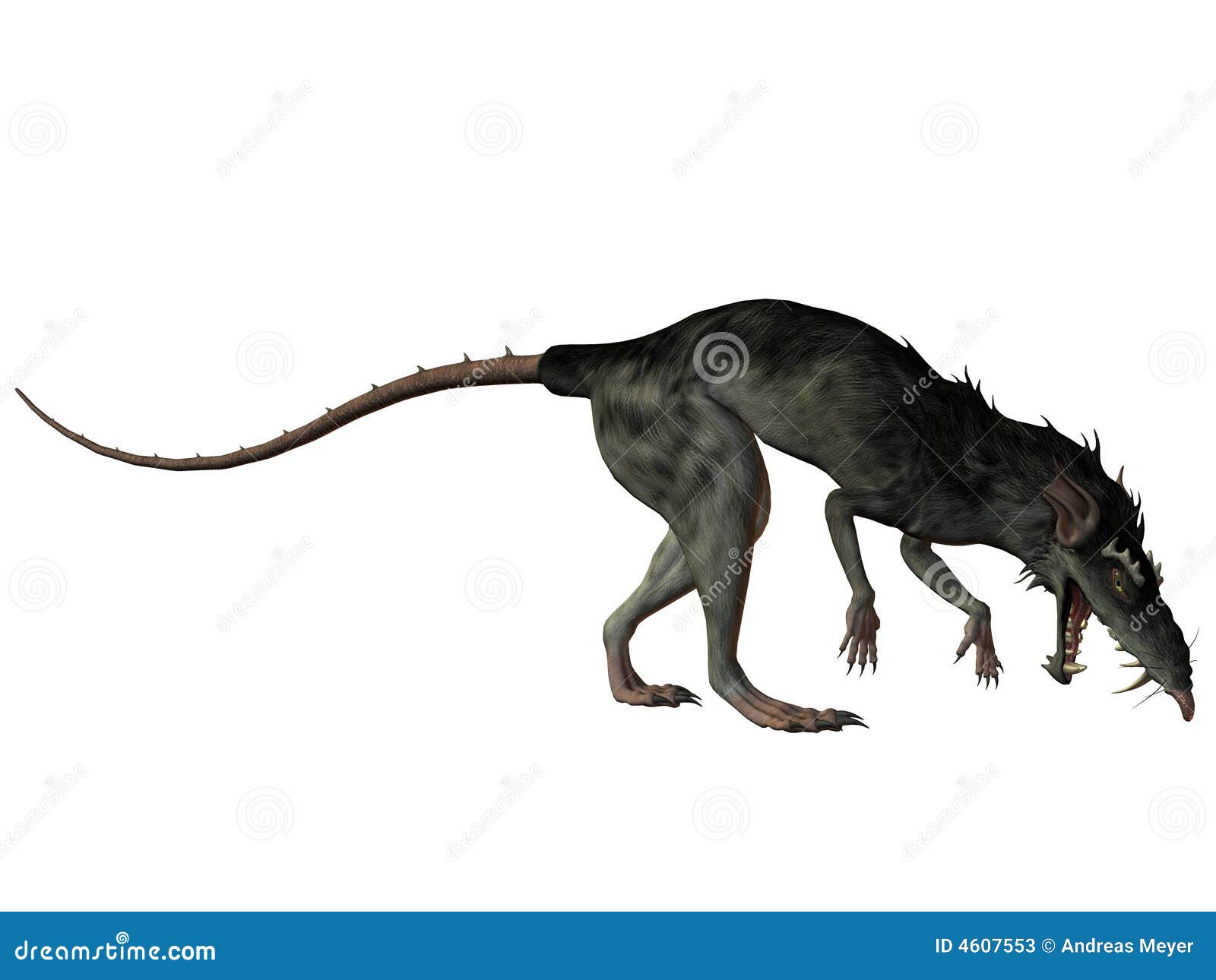 Monster Rat stock illustration. Illustration of digital - 4607553