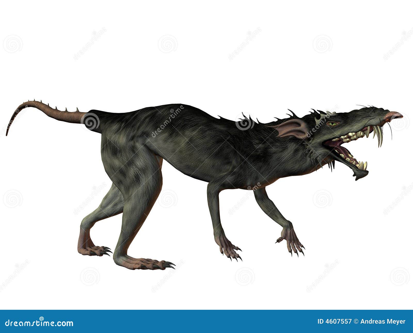 Monster Rat stock illustration. Illustration of extinct - 4607557