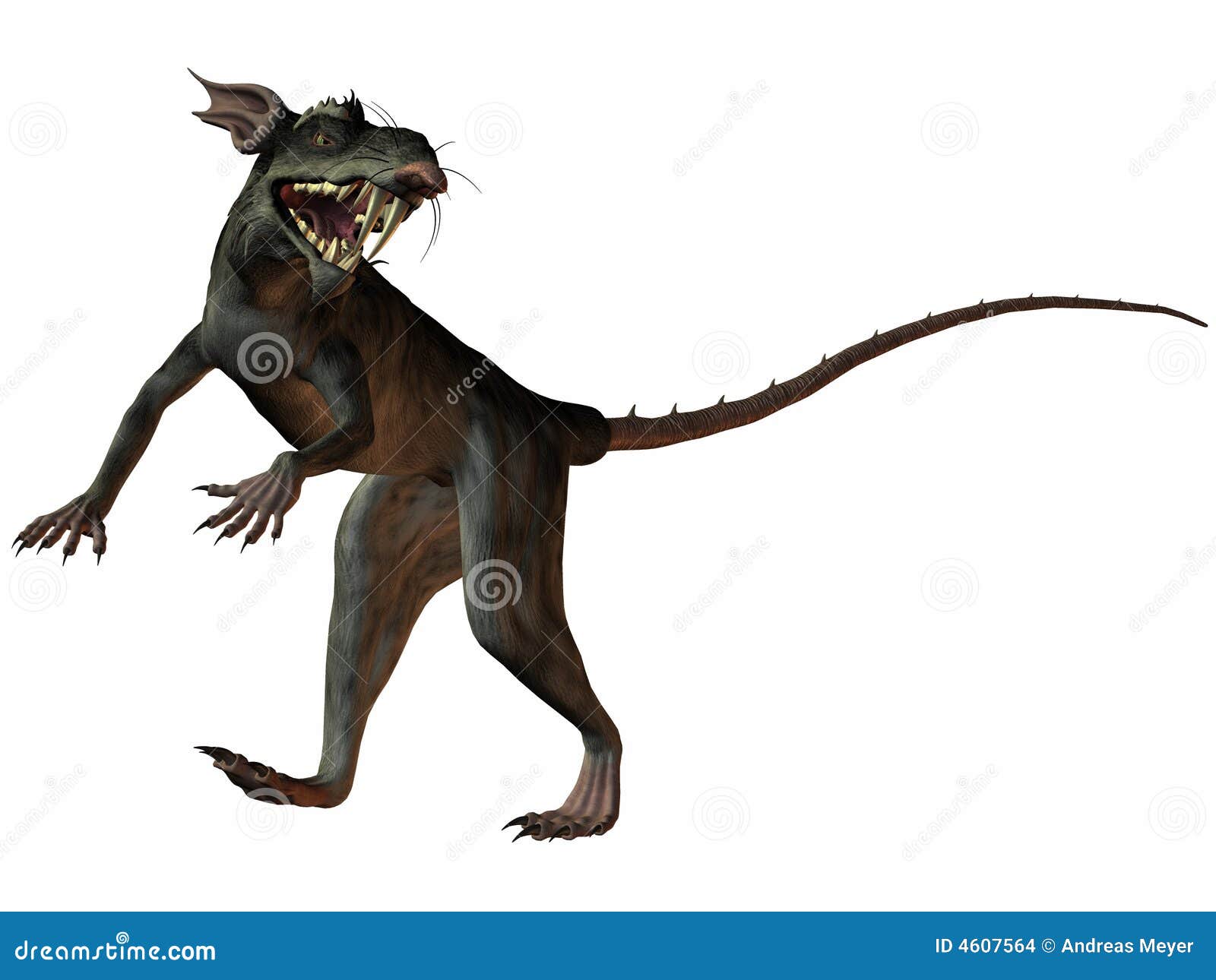 Monster Rat stock illustration. Illustration of creature - 4607564