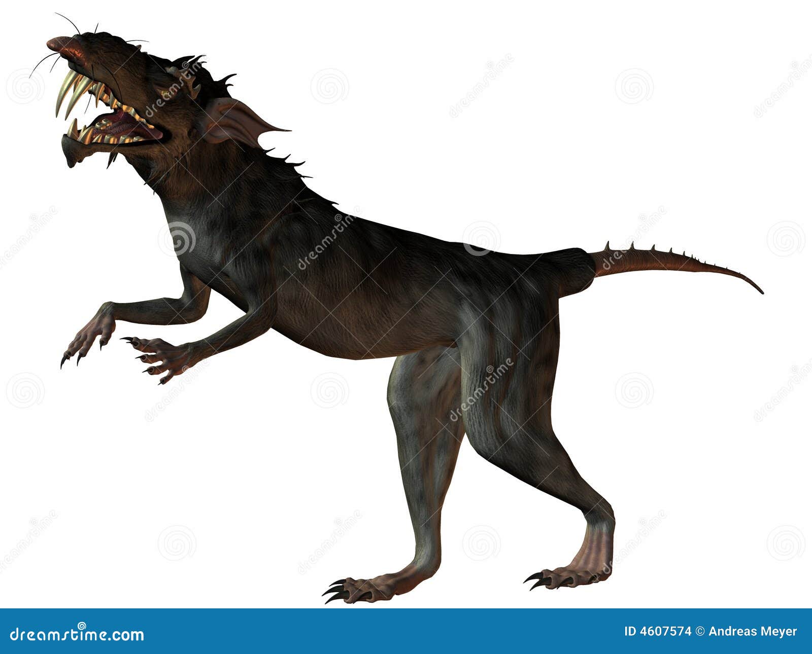 Monster Rat stock illustration. Illustration of body, dangerous - 4607574