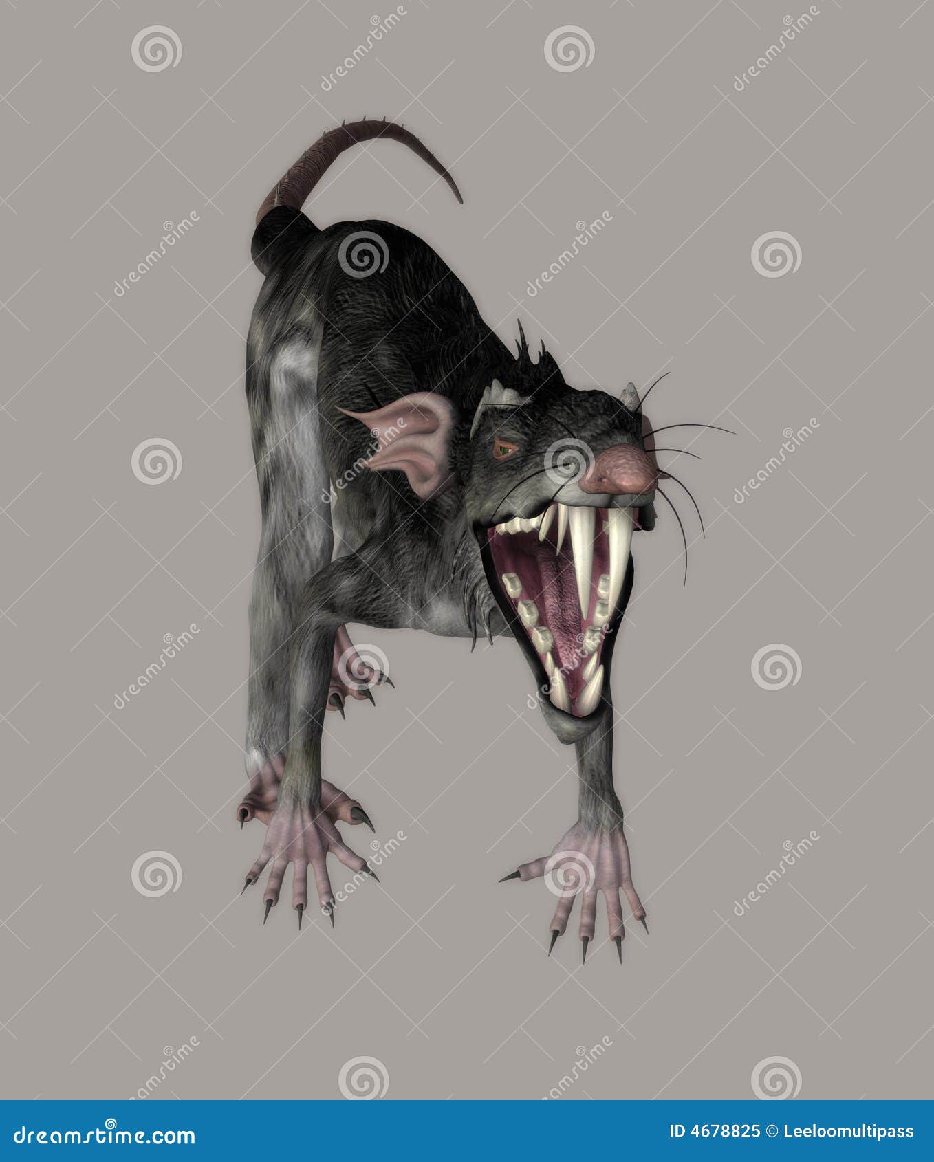 Monster Rat stock illustration. Illustration of animal - 4678825