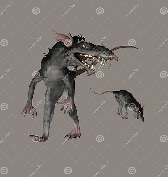 Monster Rats stock illustration. Illustration of goth - 4678838