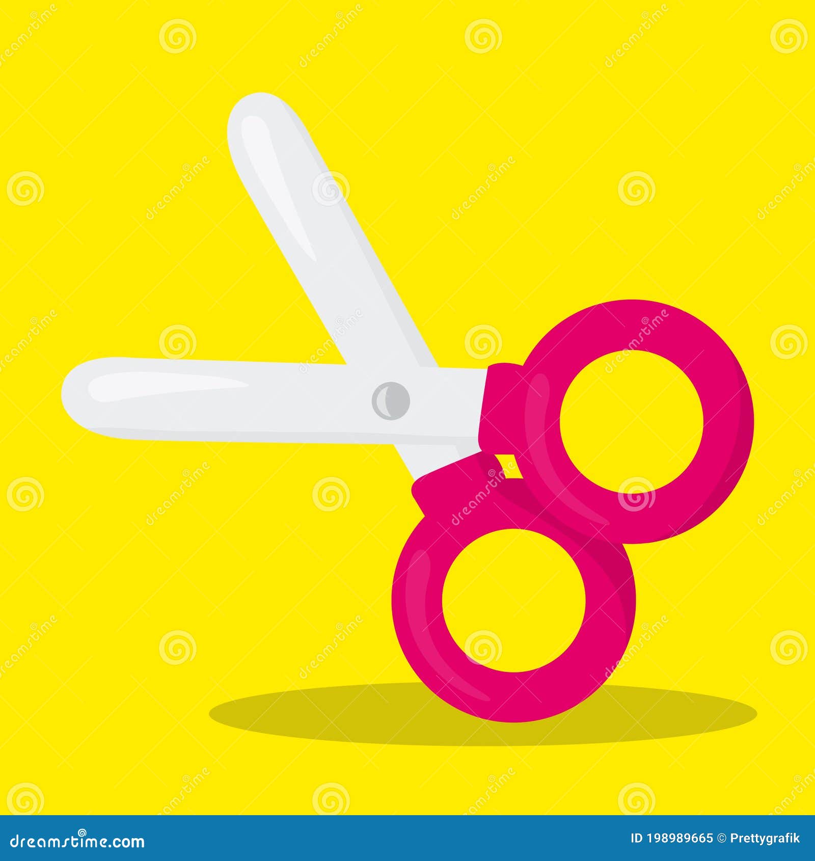 Monster School Pink Scissors 07 Stock Vector - Illustration of pink ...