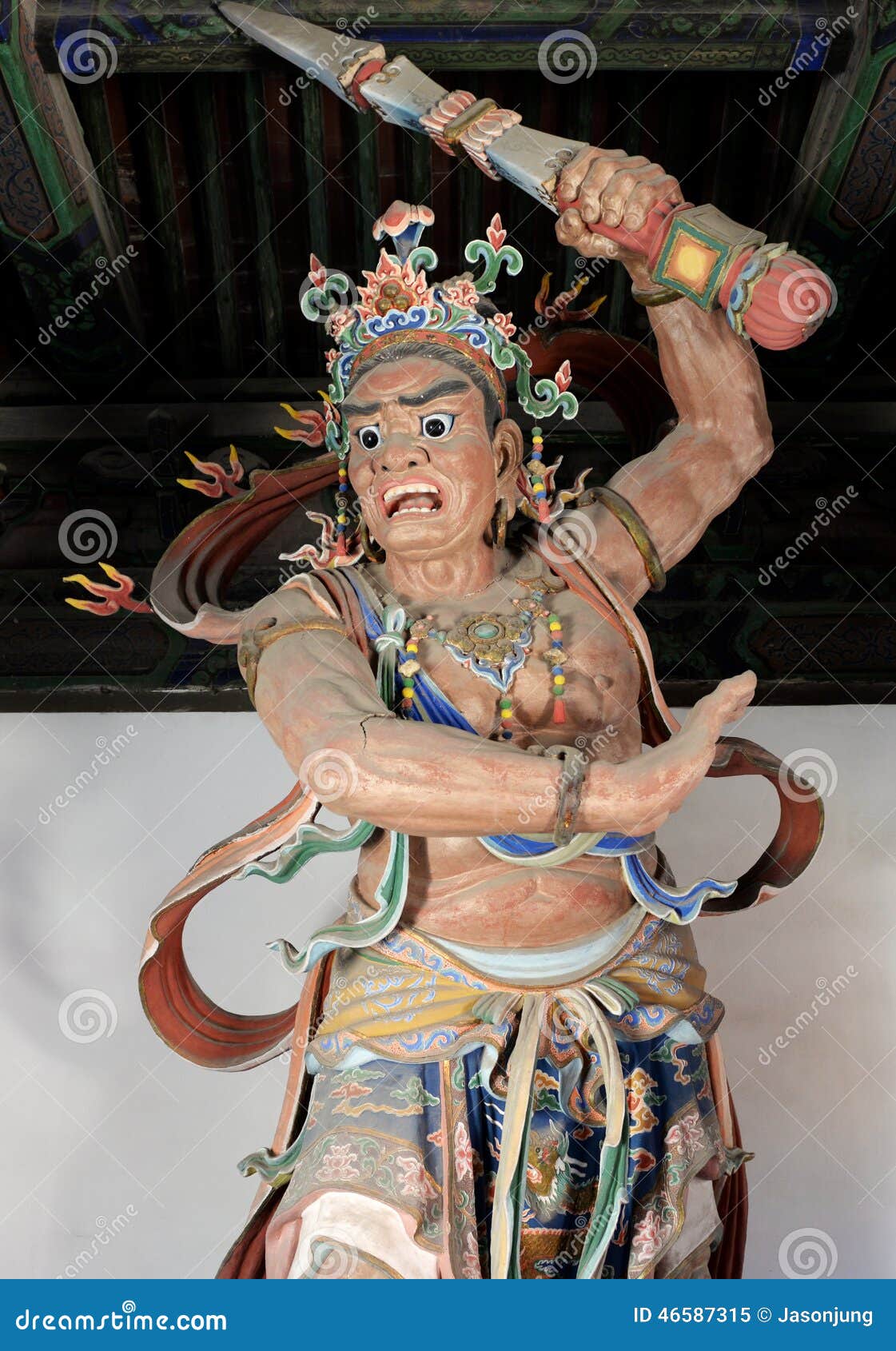 Monster Statue of Ancient Asia Stock Image - Image of asia, legend ...