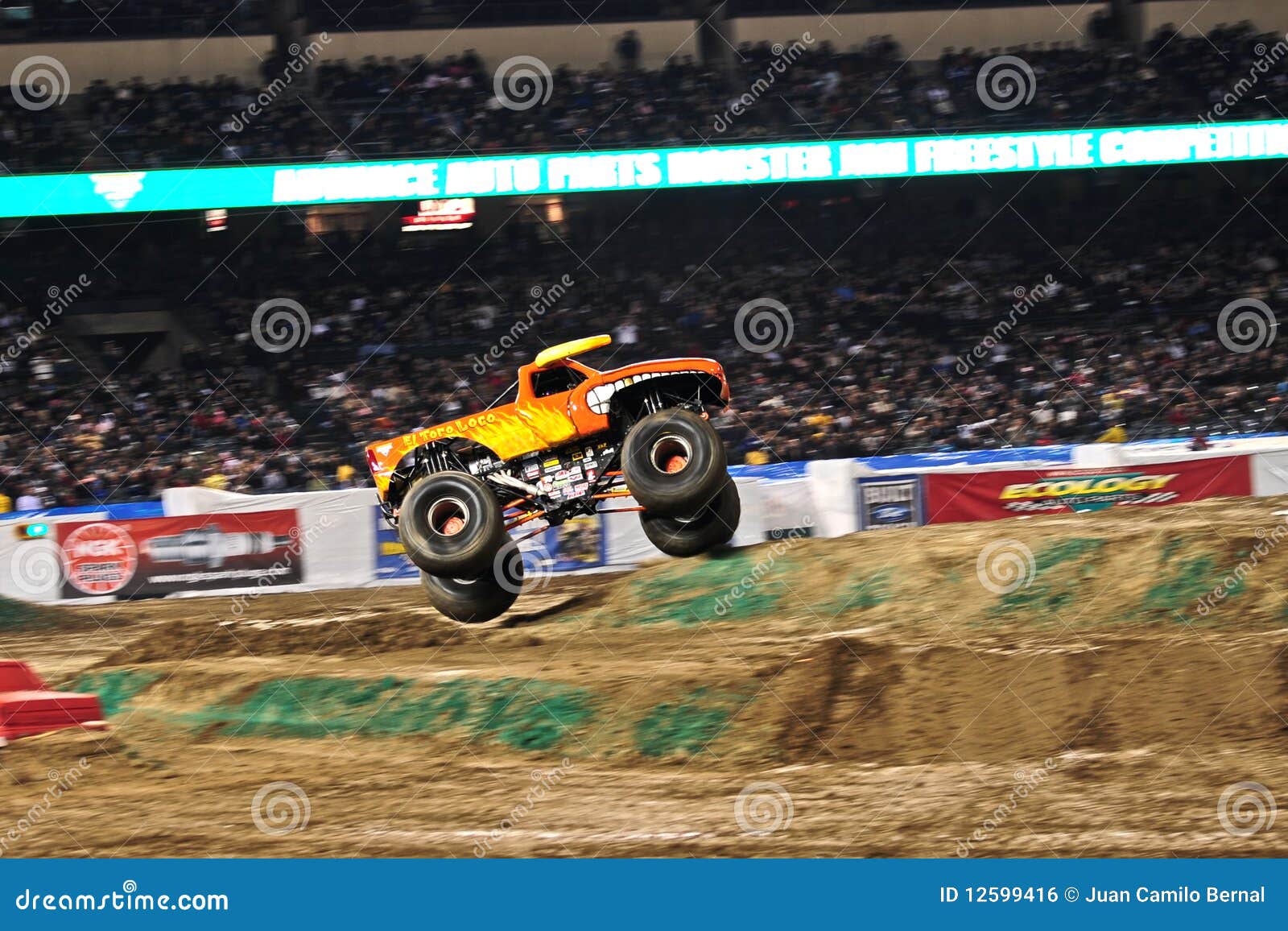 Monster Truck at Angel Stadium Editorial Photo - Image of truck, giant ...
