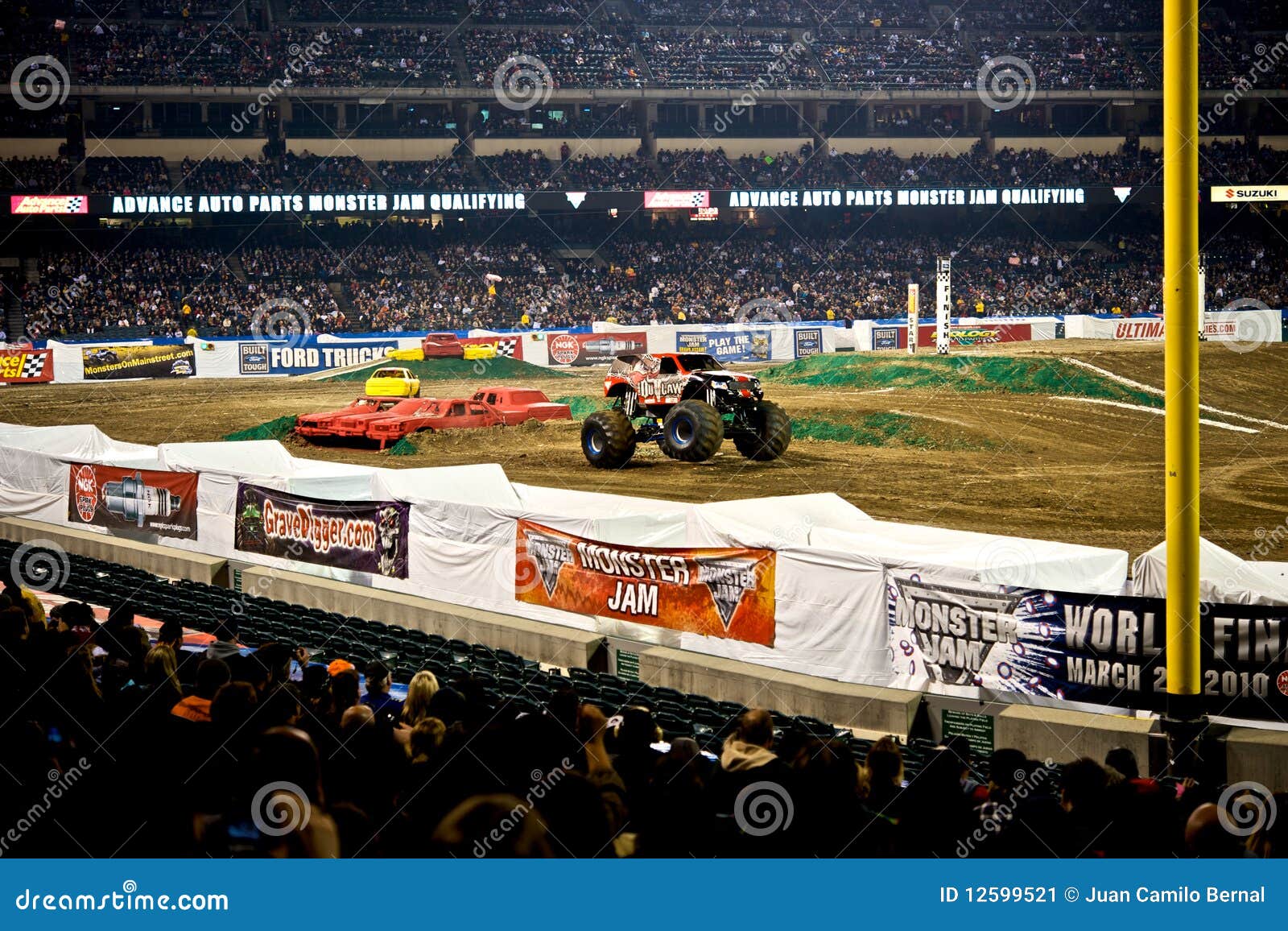 Monster Truck at Angel Stadium Editorial Photo - Image of sport ...