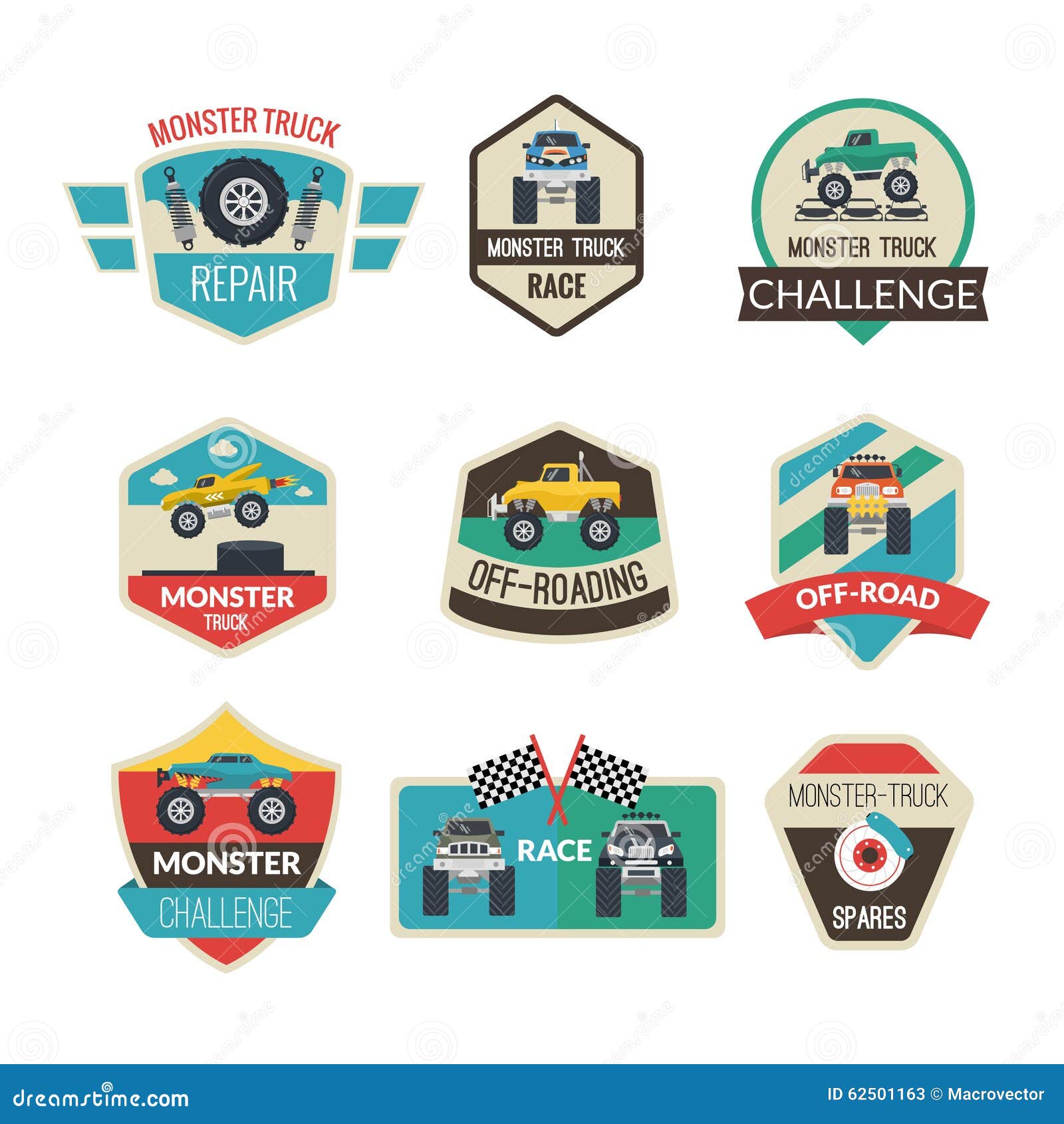 Car Tow Truck Emblems, Labels And Design Elements,pickup Truck Logos ...