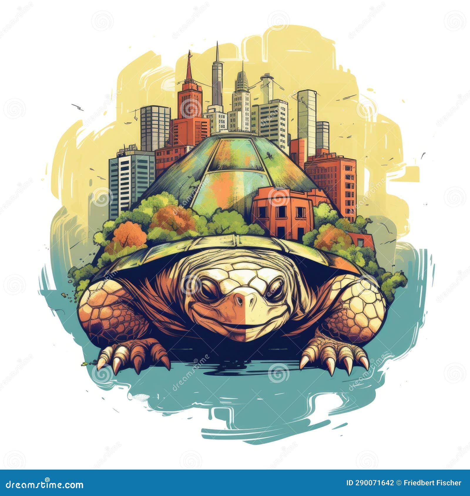 A Towering Computer Server Rising Above The Clouds, Symbolizing The ...