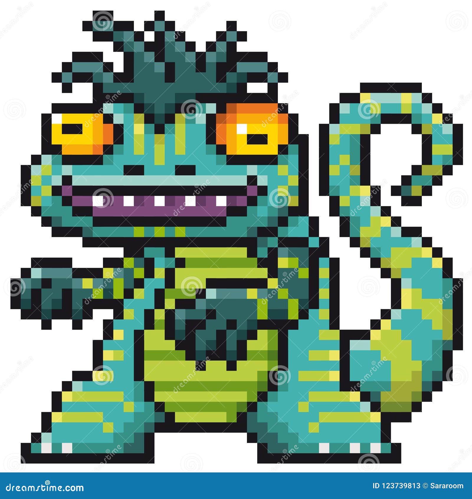 Monster stock vector. Illustration of monster, halloween - 123739813