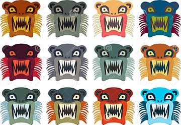 Monster stock vector. Illustration of inca, archeology - 52570017