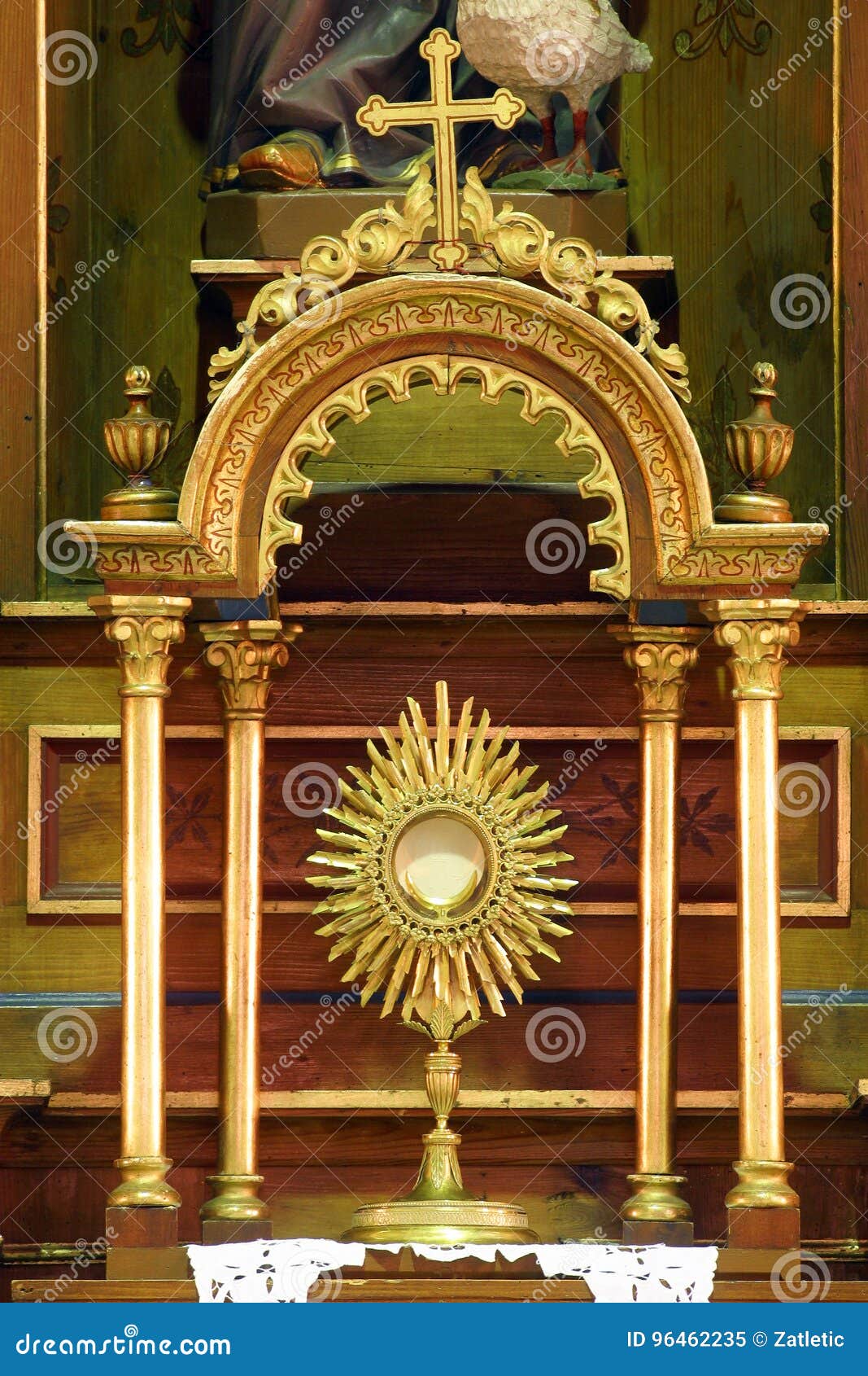 Monstrance image stock. Image du evangile, chrétien, dieu - 96462235