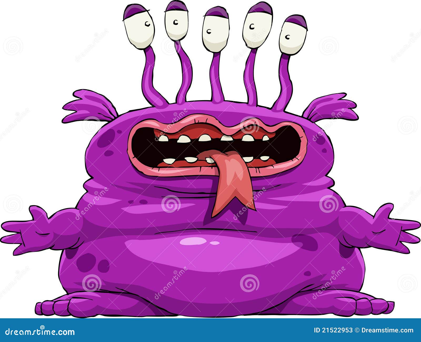 Monstre illustration de vecteur. Illustration du monstre - 21522953