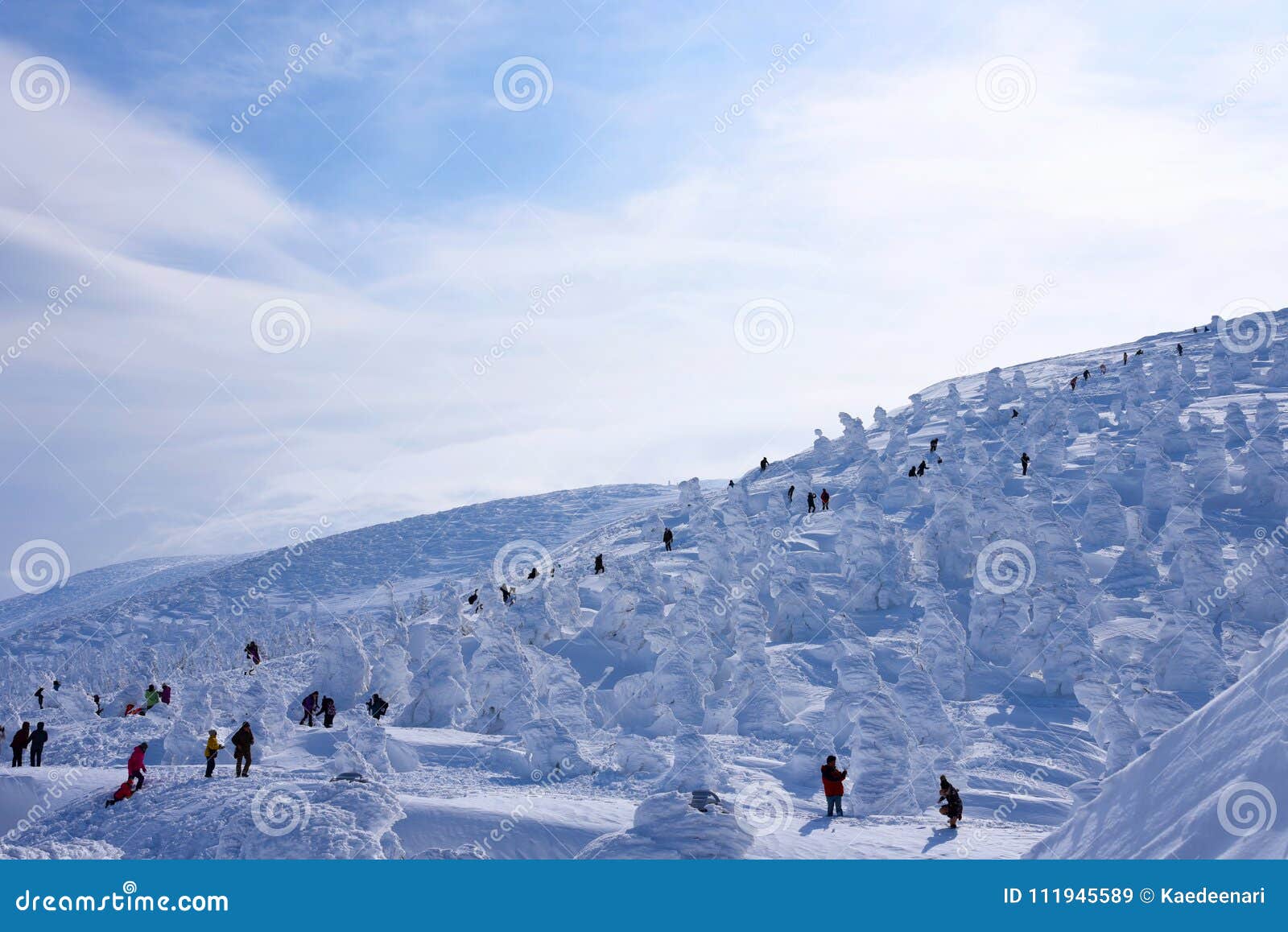 Monstro Da Neve Do Mt Zao Em Yamagata, Japão Imagem de Stock Editorial ...