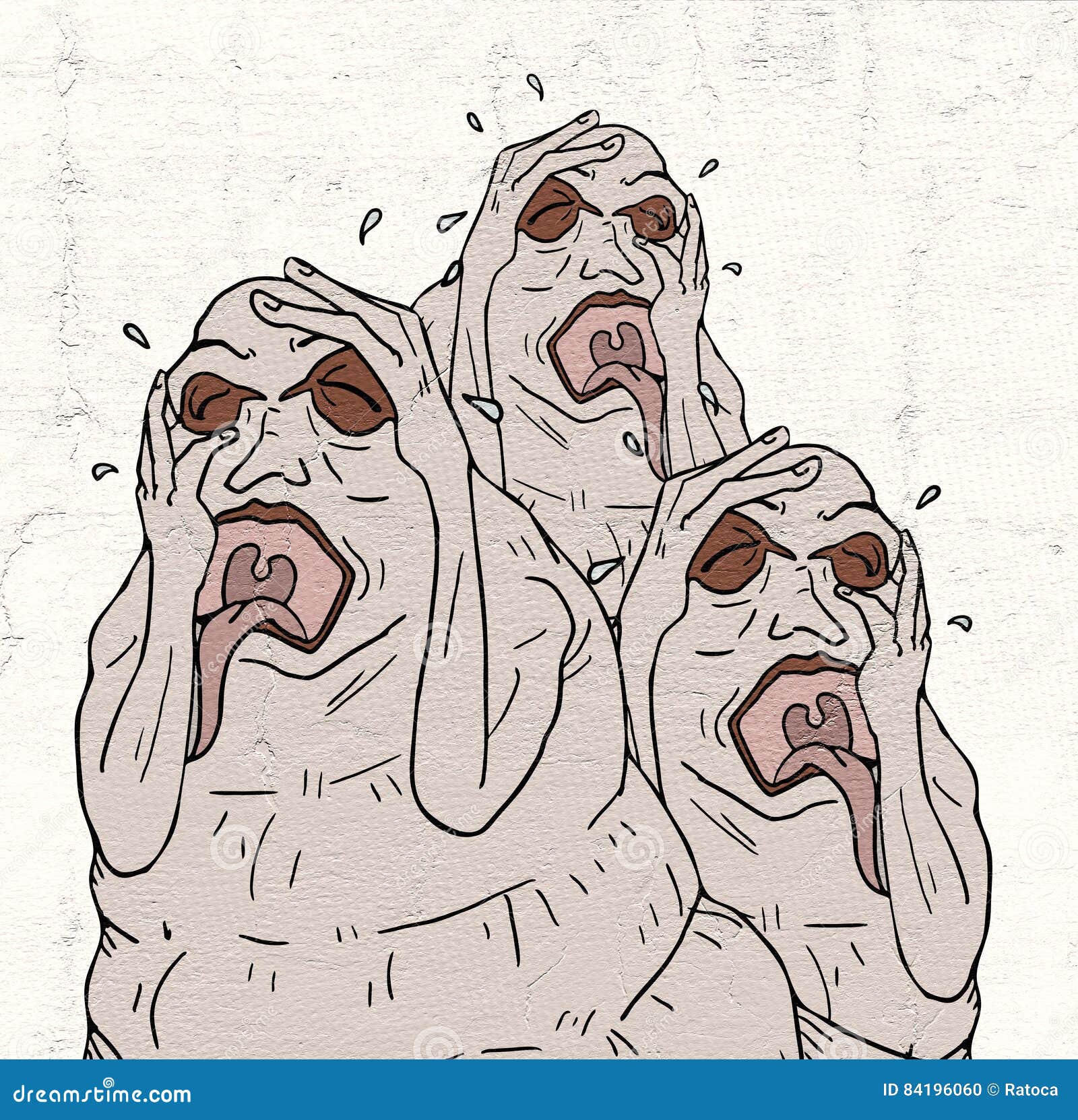 Monstro feio ilustração stock. Ilustração de feio, creativo - 84196060