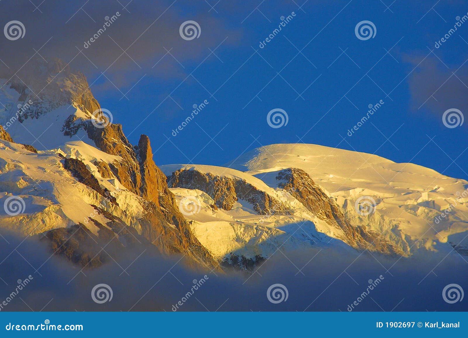 Mont Blanc - alpine view stock image. Image of area, extreme - 1902697
