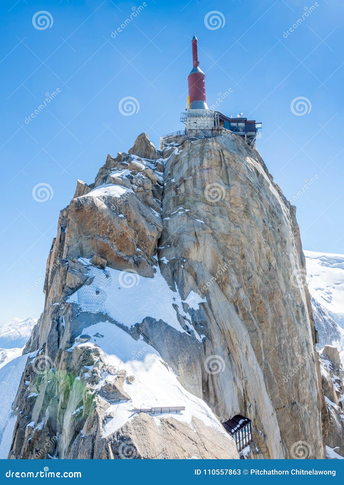 Mont Blanc Berg I Frankrike Fotografering för Bildbyråer - Bild av löv ...