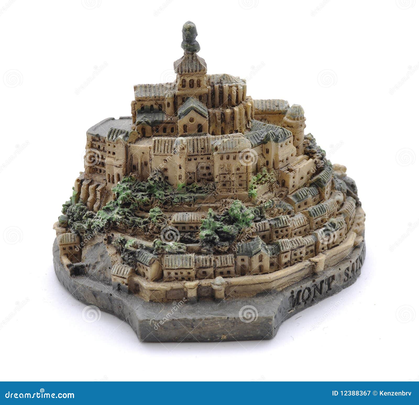 Mont Saint Michel Miniature Stock Image - Image of tidal, miniature ...