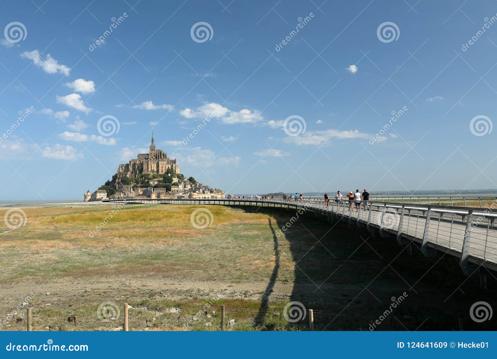 Mont Saint Michel in Normandy Editorial Stock Image - Image of castle ...