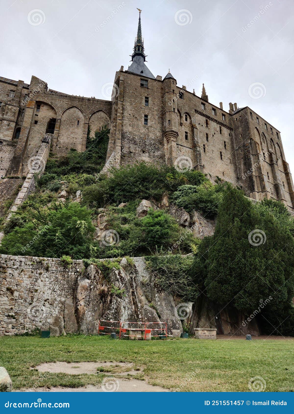 Mont-saint-michel North Castle French Stock Image - Image of city ...