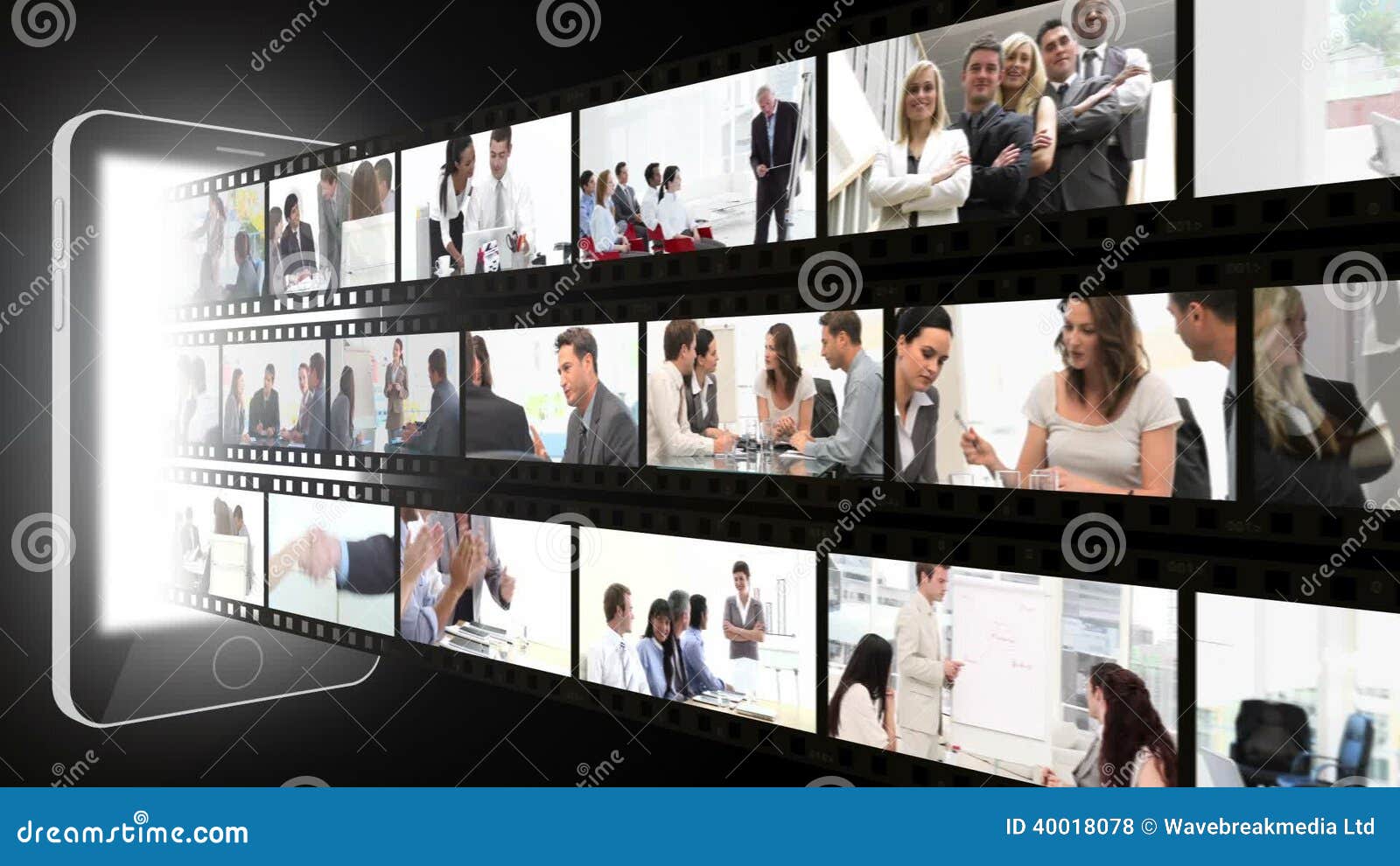 Montage of Business People in Different Situations Stock Footage ...