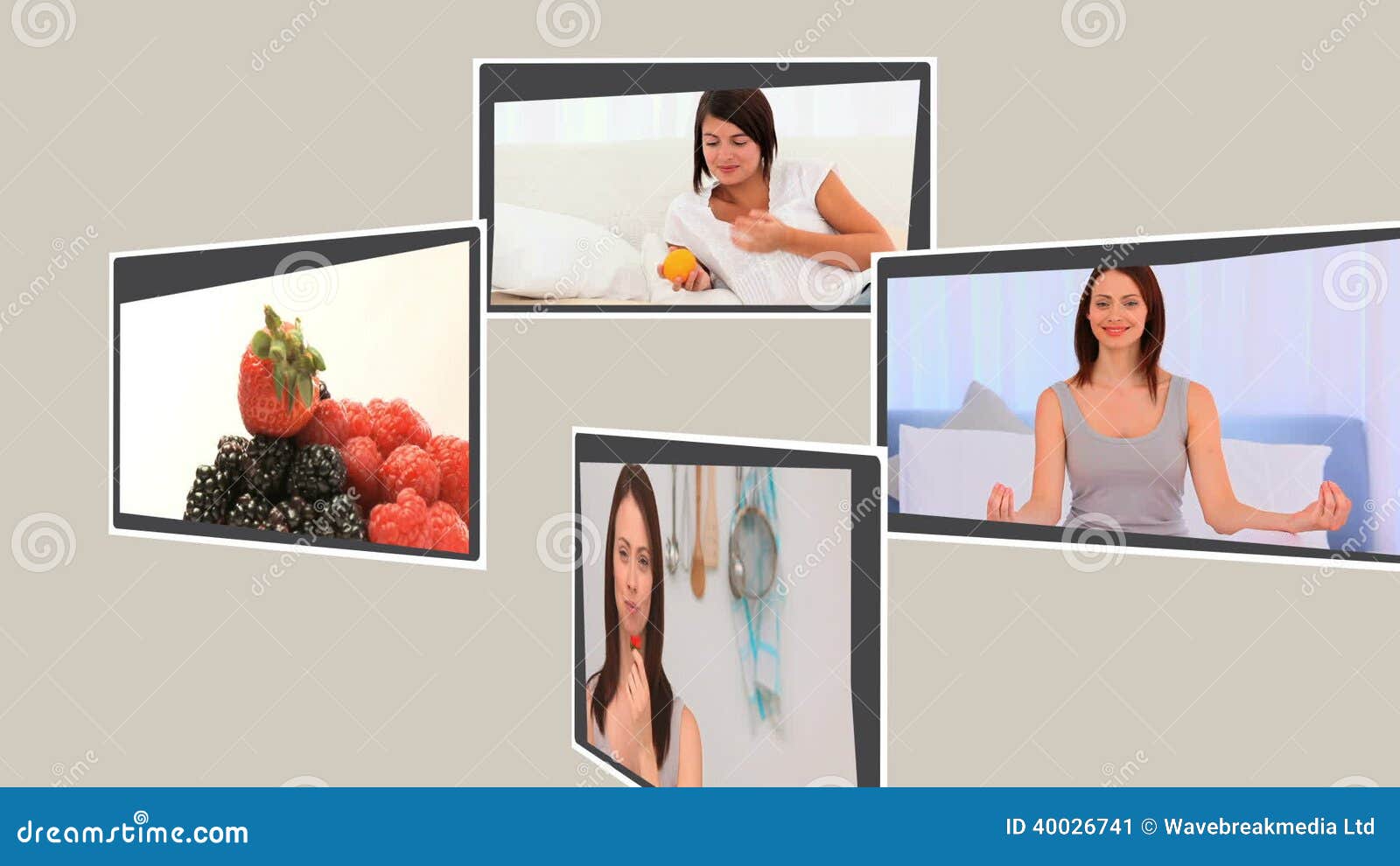 Montage of Different Scenes Illustrating Healthy Lifestyles Stock Video ...